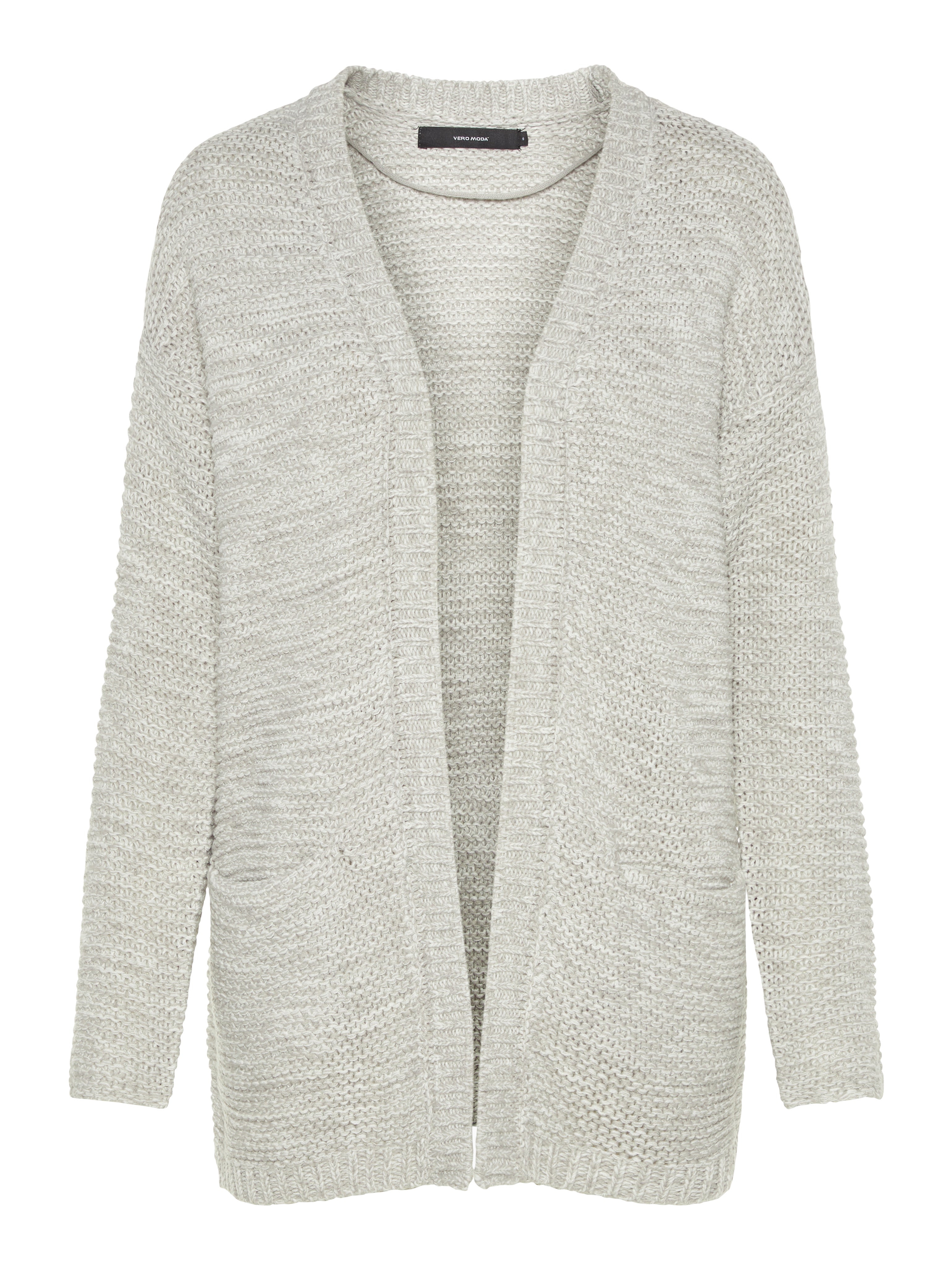 VMNO Strikket cardigan | Lysegrå | Vero Moda®
