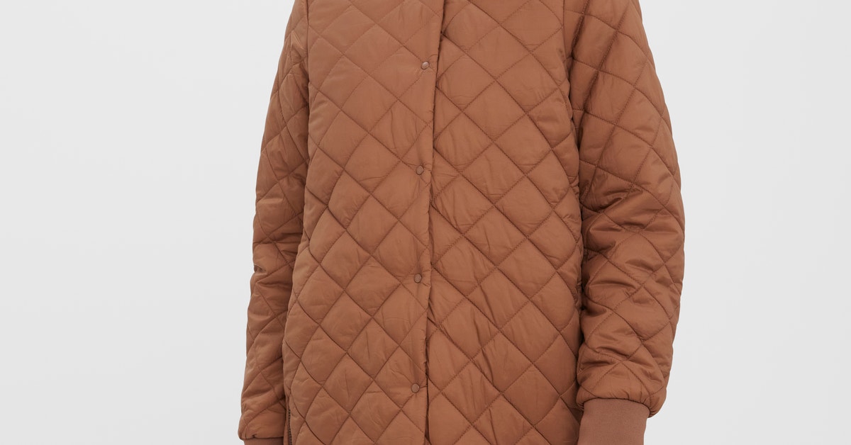 VMHAYLE Quilted Jacket | Dark Brown | Vero Moda®
