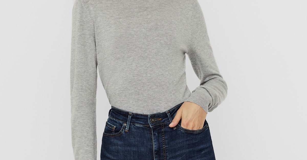 Strickpullover | Hellgrau | Vero Moda®