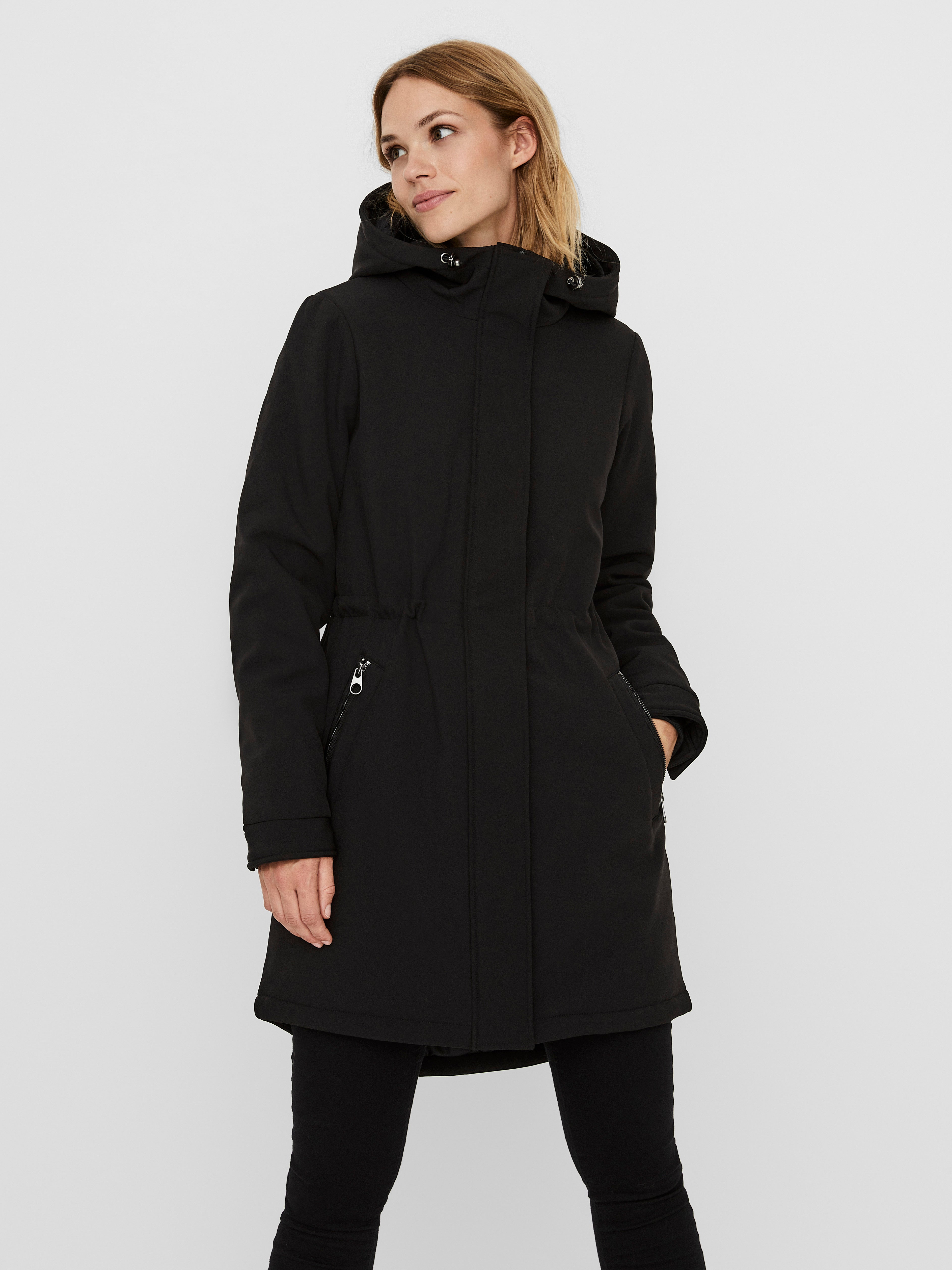 Hood Storm cuffs Coat | Medium Blue | Vero Moda®