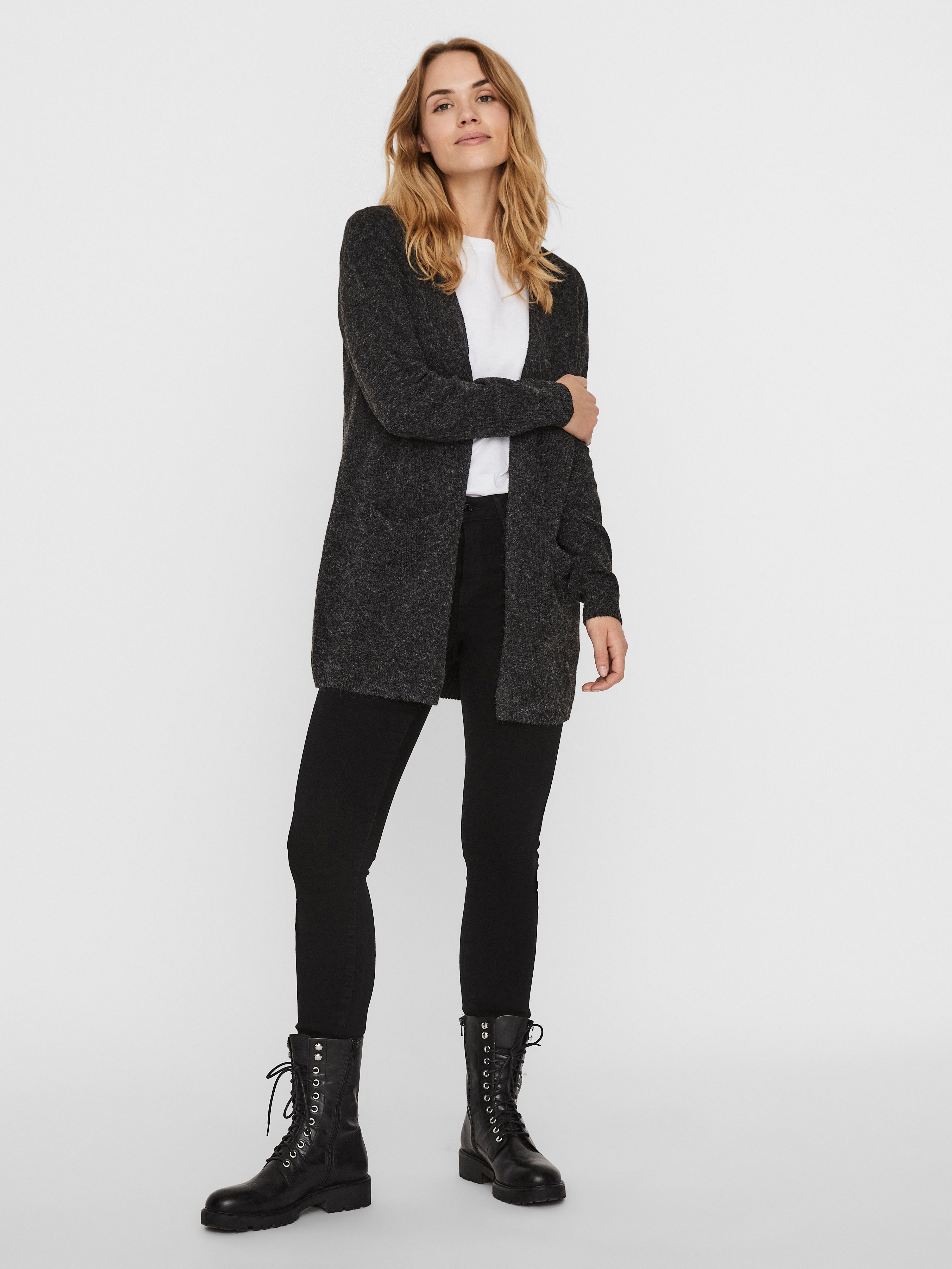VMDOFFY Knit Cardigan | Black | Vero Moda®