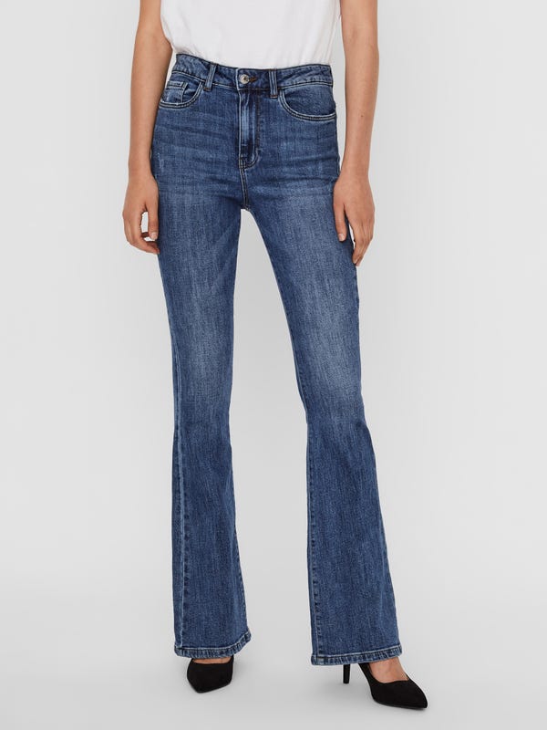 Jeans Flared Fit | Medium Blue | Vero Moda®