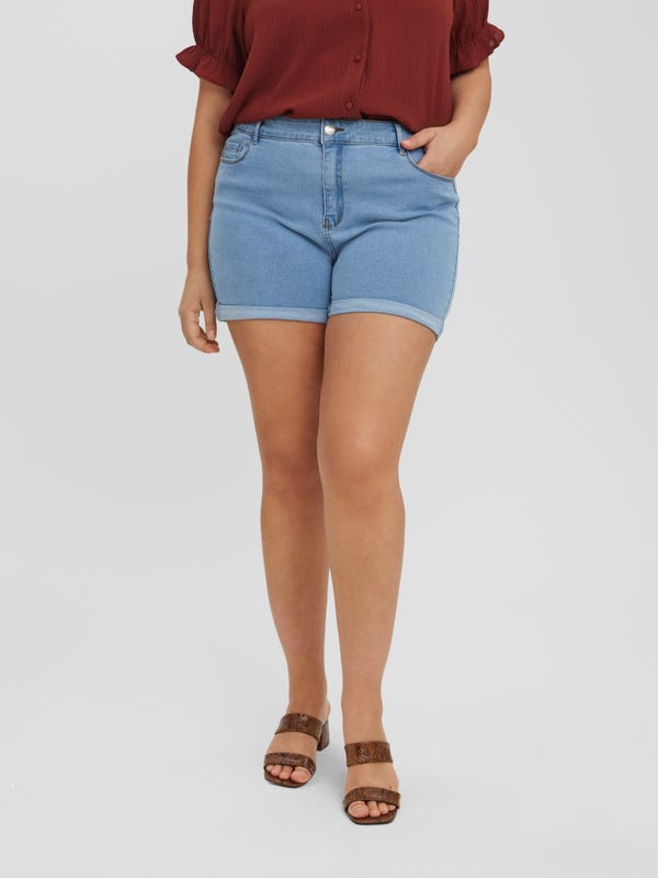 Tight fit High rise Shorts | Light Brown | MAMA.LICIOUS®