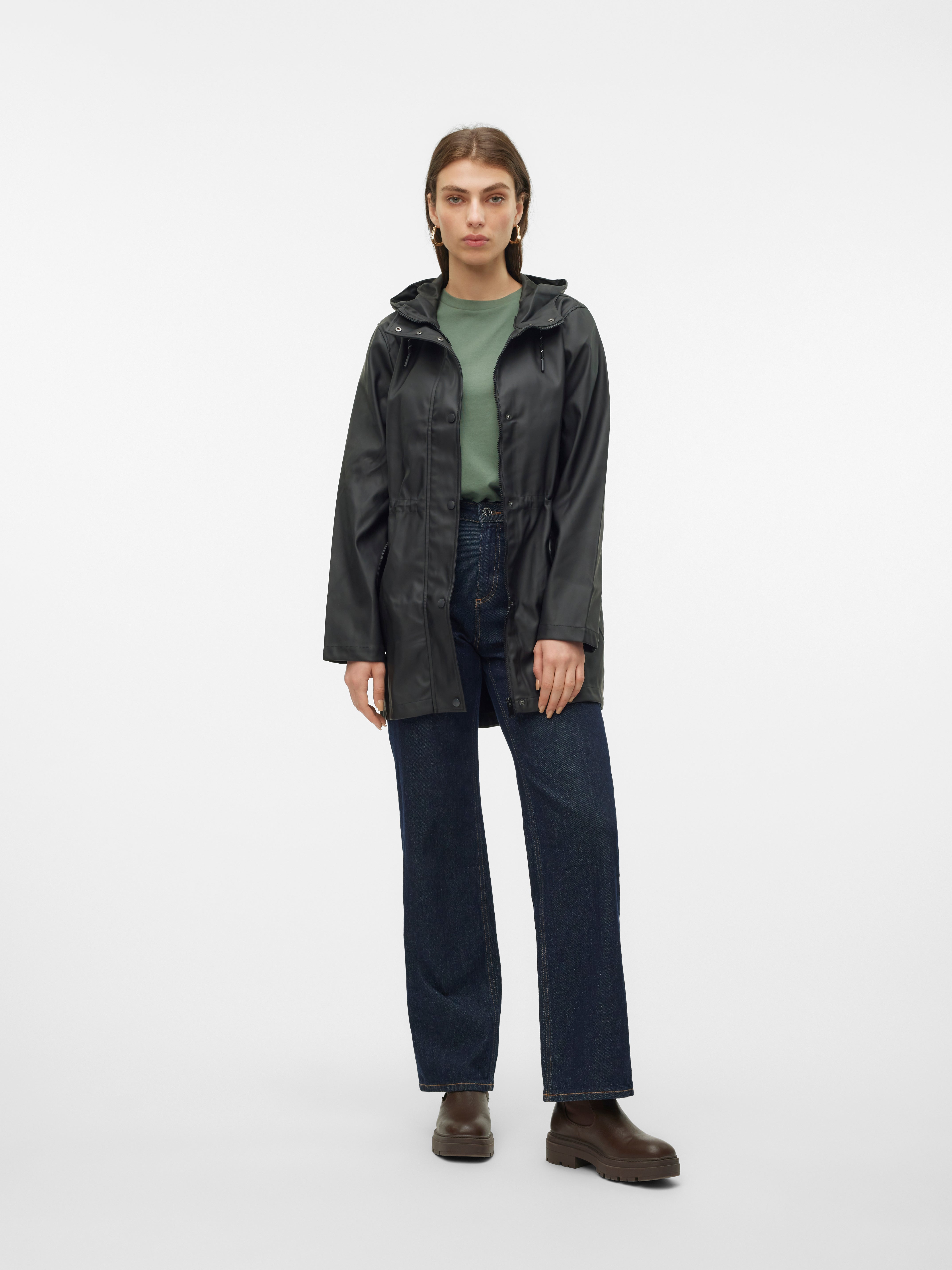 VMMALOU Raincoat | Black | Vero Moda®