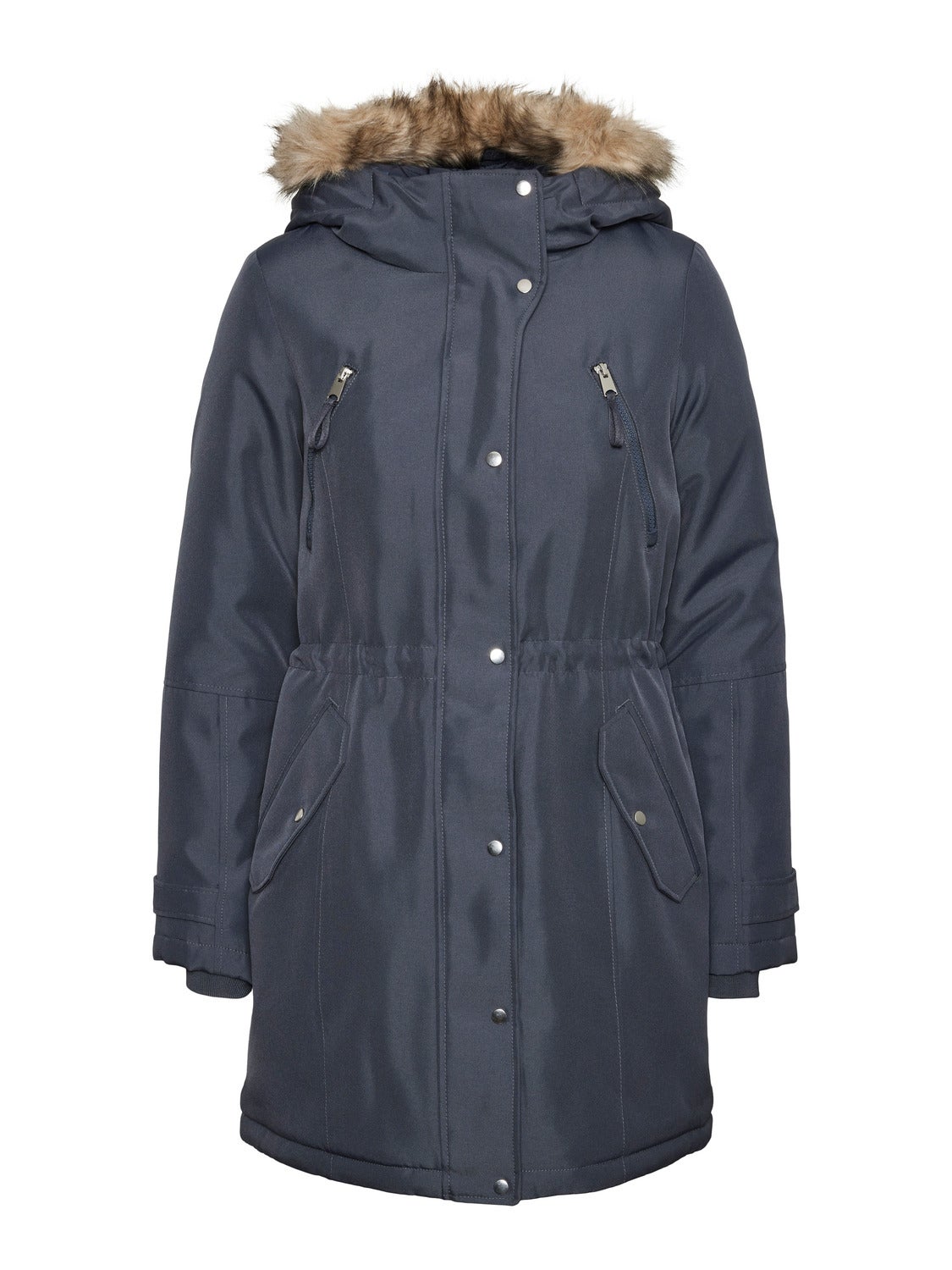 Hood Storm cuffs Coat | Medium Blue | Vero Moda®
