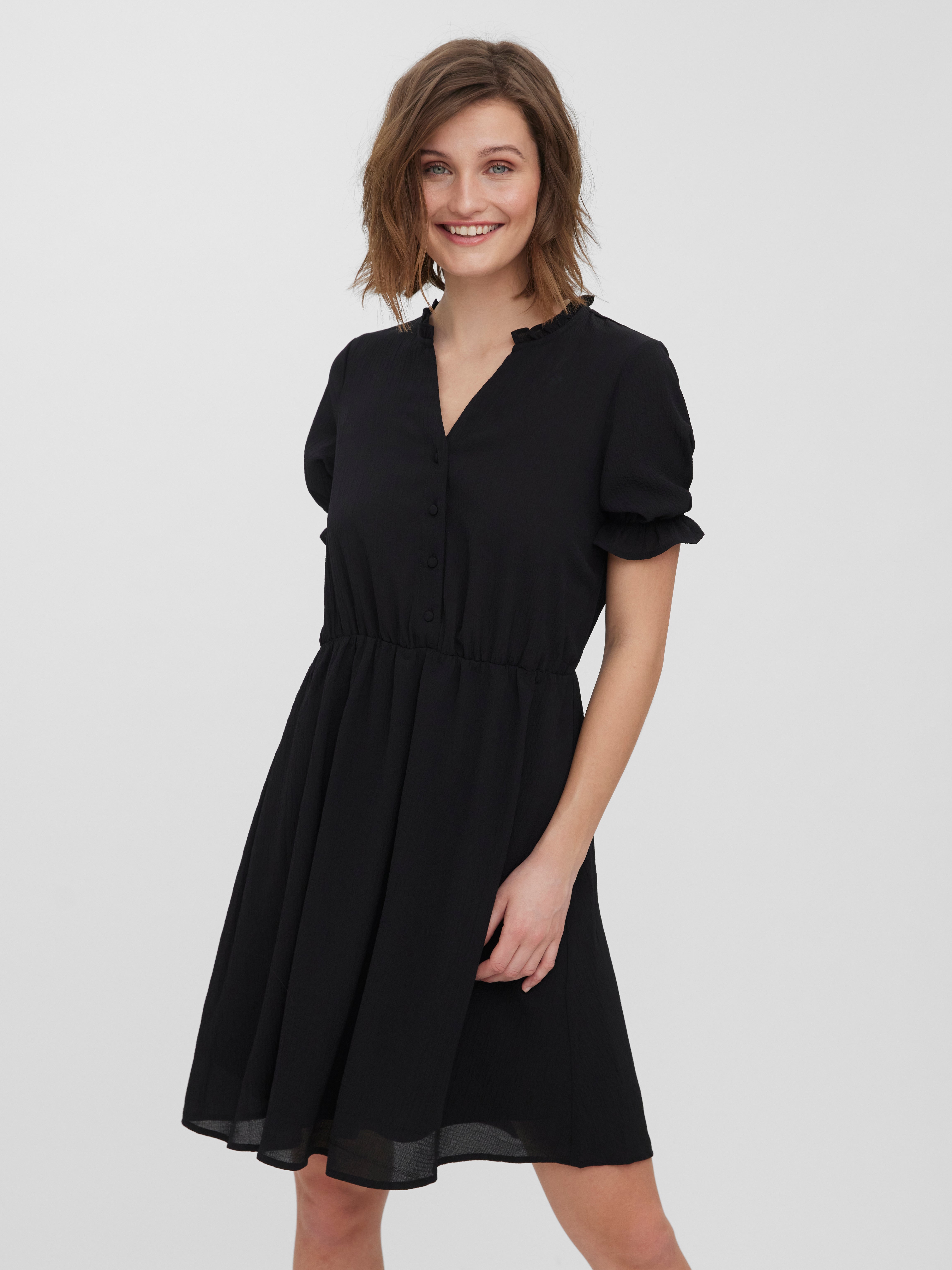 Kort kjole | Sort | Vero Moda®
