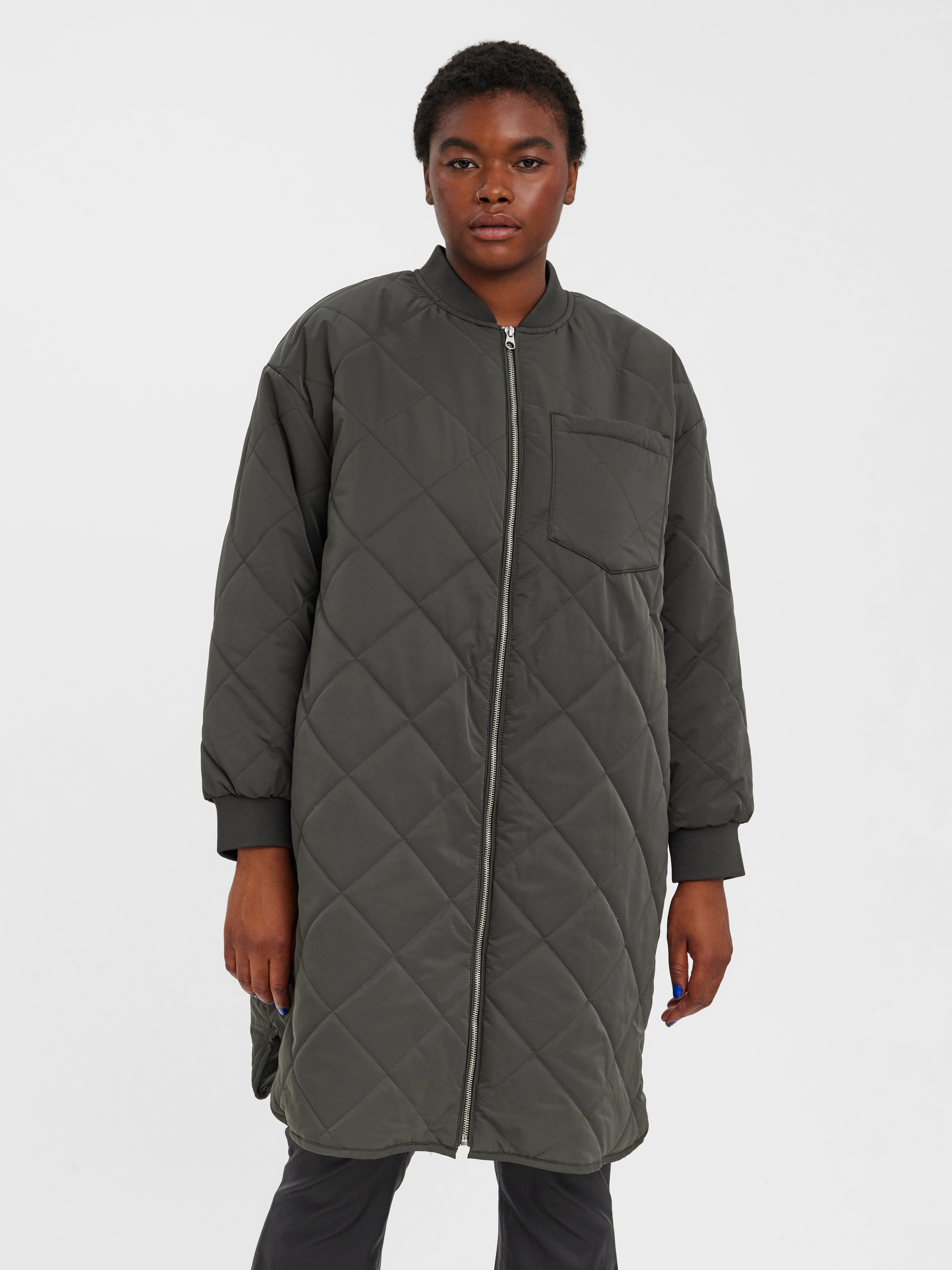 Gequilte jas | Lichtbruin | Vero Moda®