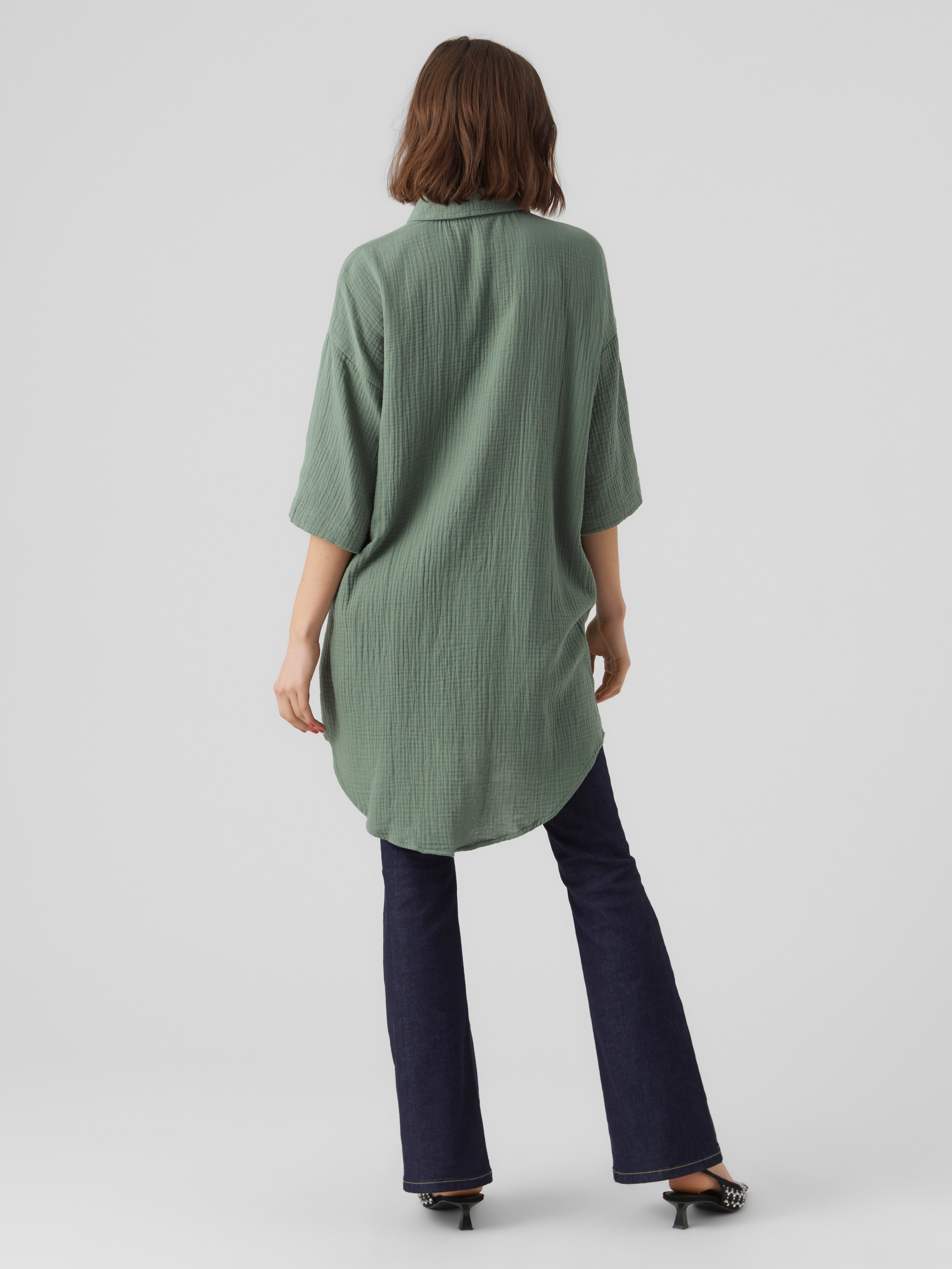 VMNATALI Shirt | Medium Green | Vero Moda®