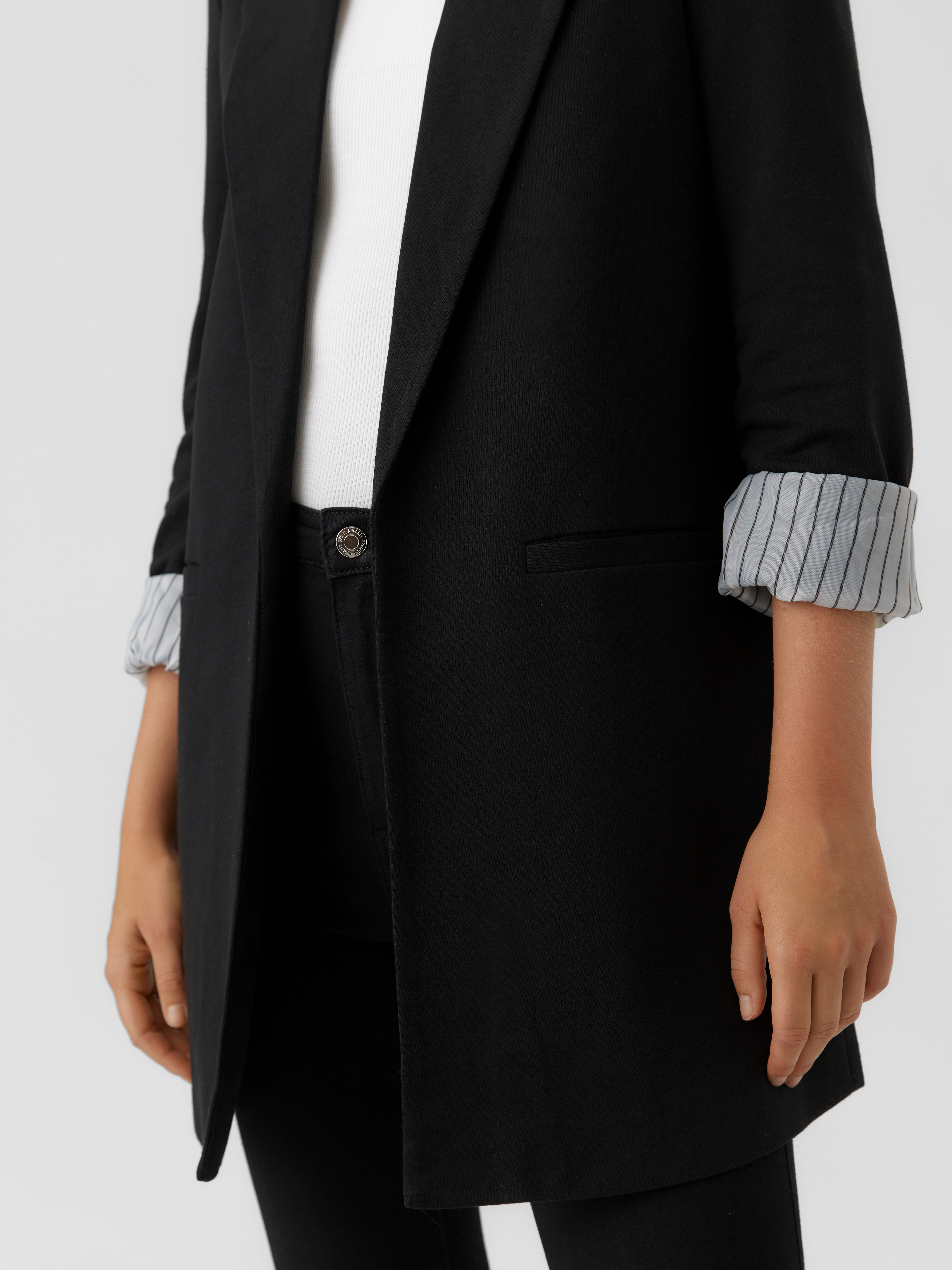Lang blazer | Sort | Vero Moda®