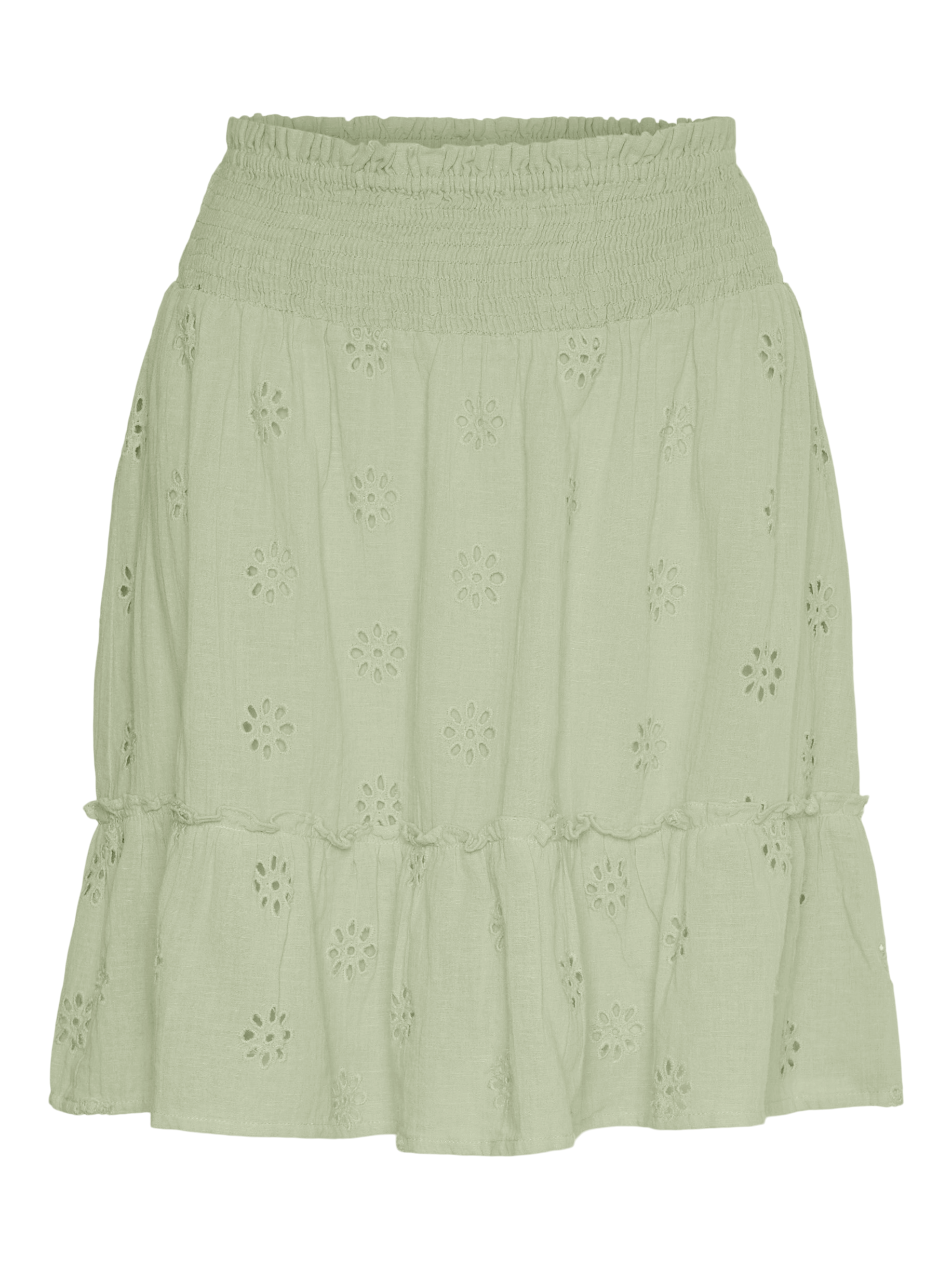 VMMAJA Hög midja Kort kjol | Mellangrön | Vero Moda®