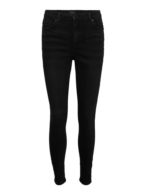 Slim Fit High rise Jeans | Medium Blue | Vero Moda®