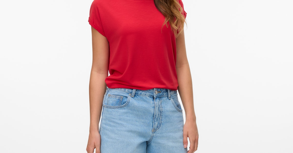 VMAVA T-shirts | Rouge foncé | Vero Moda®