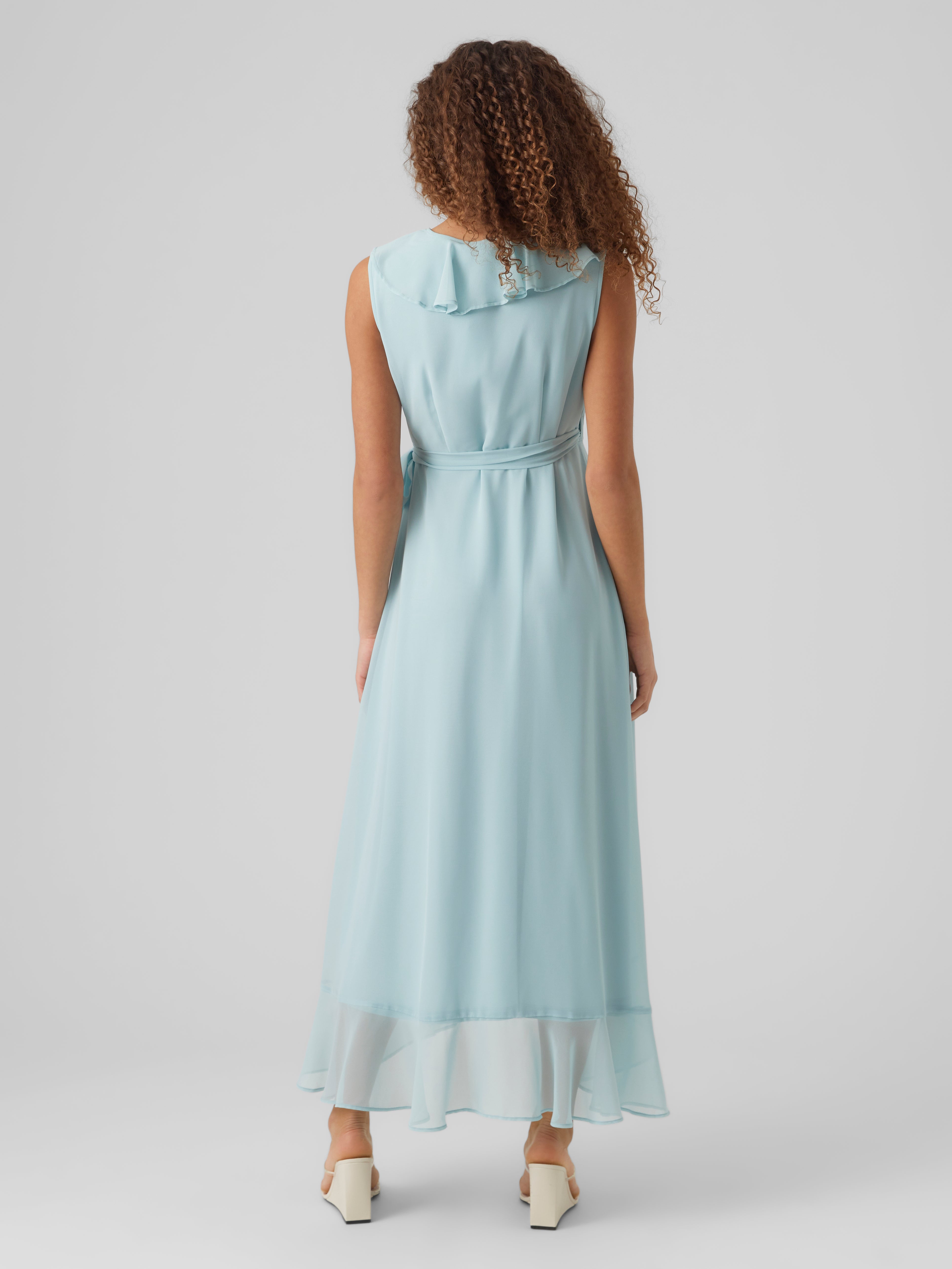 VMSILLE Lang kjole | Lyseblå | Vero Moda®