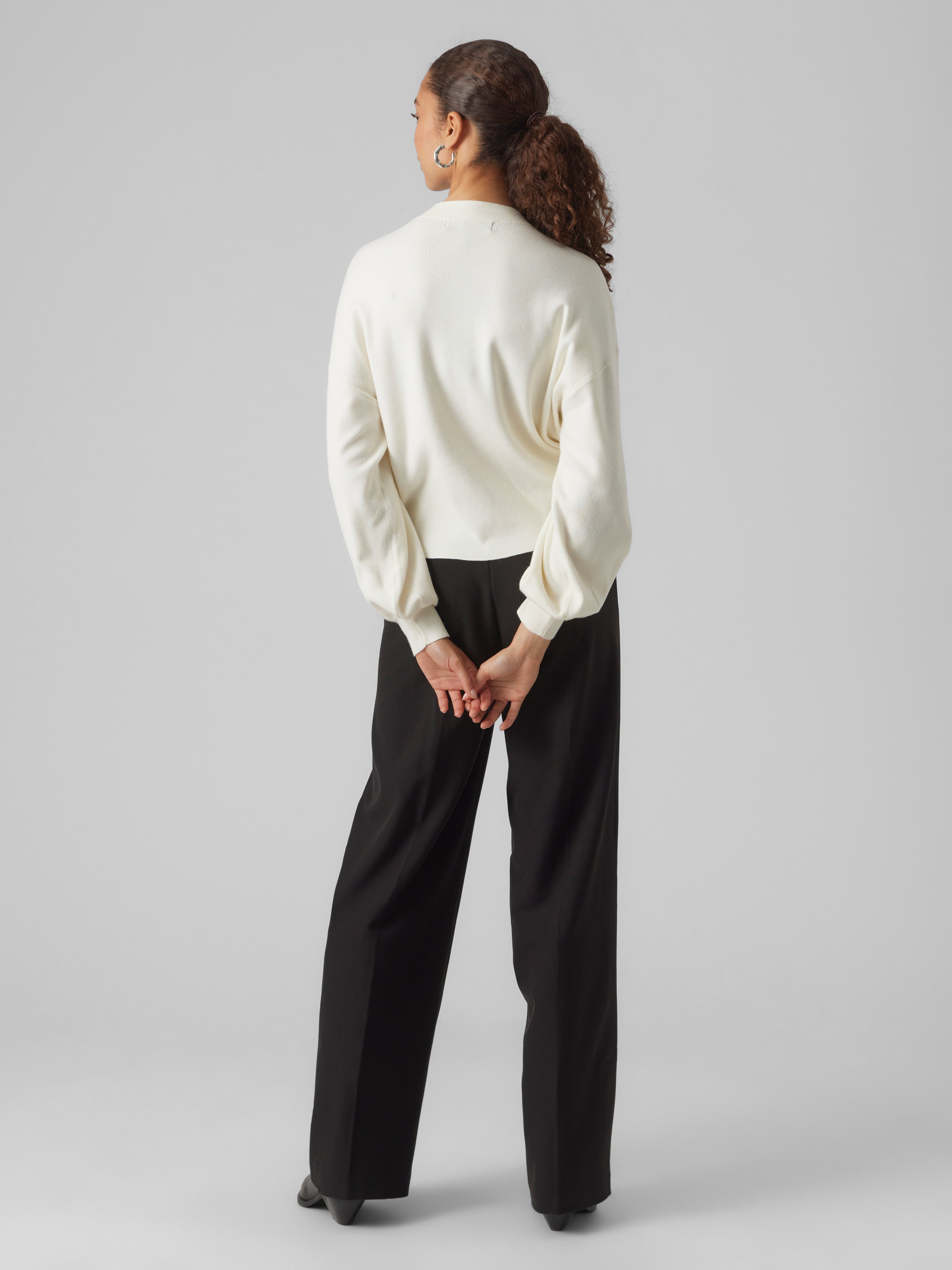 VMNANCY Strickpullover | Hellgrau | Vero Moda®