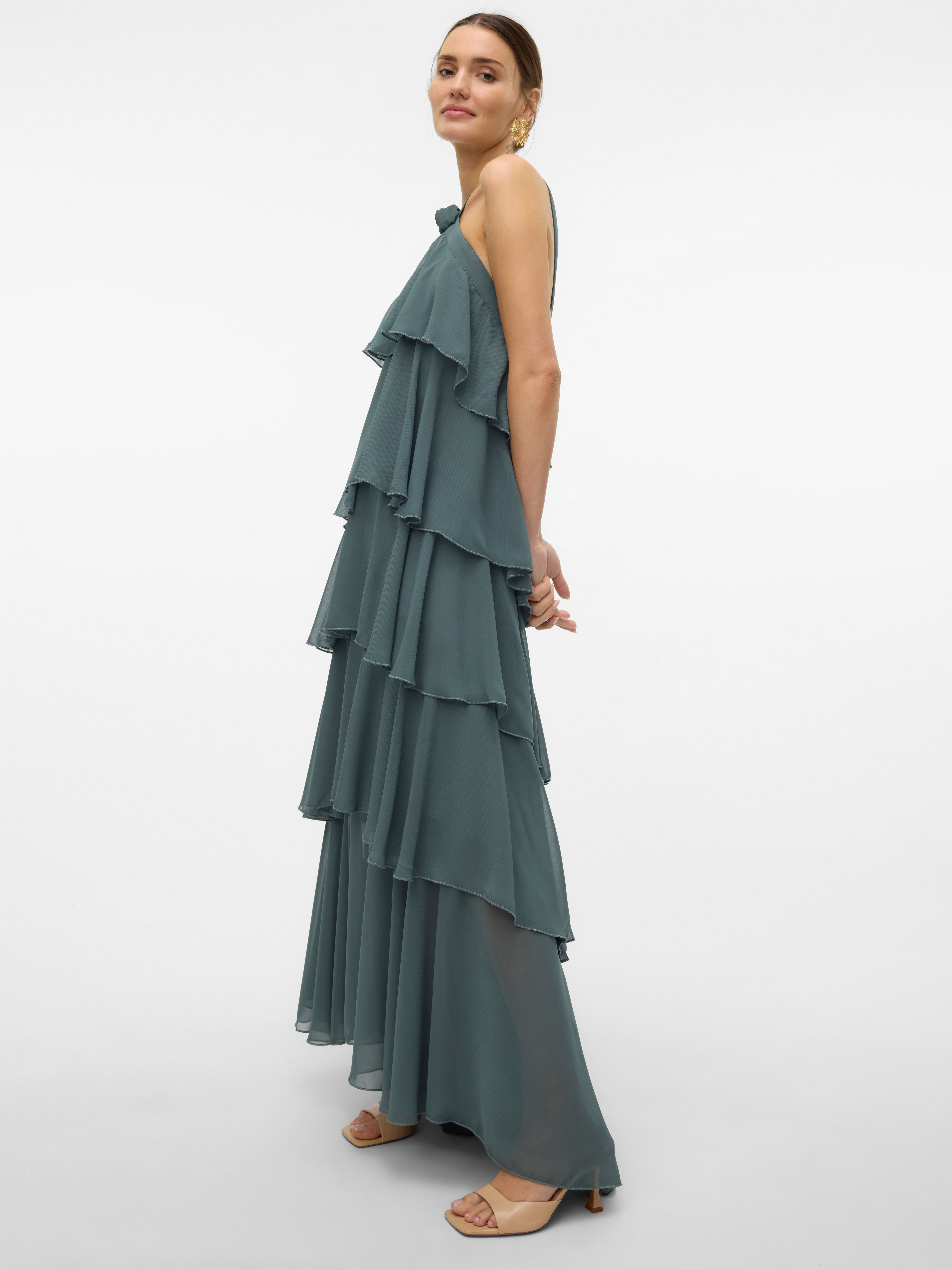 VMFELICIA Long dress | Dark Green | Vero Moda®