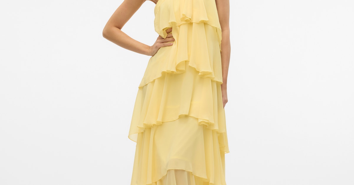 VMFELICIA Long dress | Medium Yellow | Vero Moda®