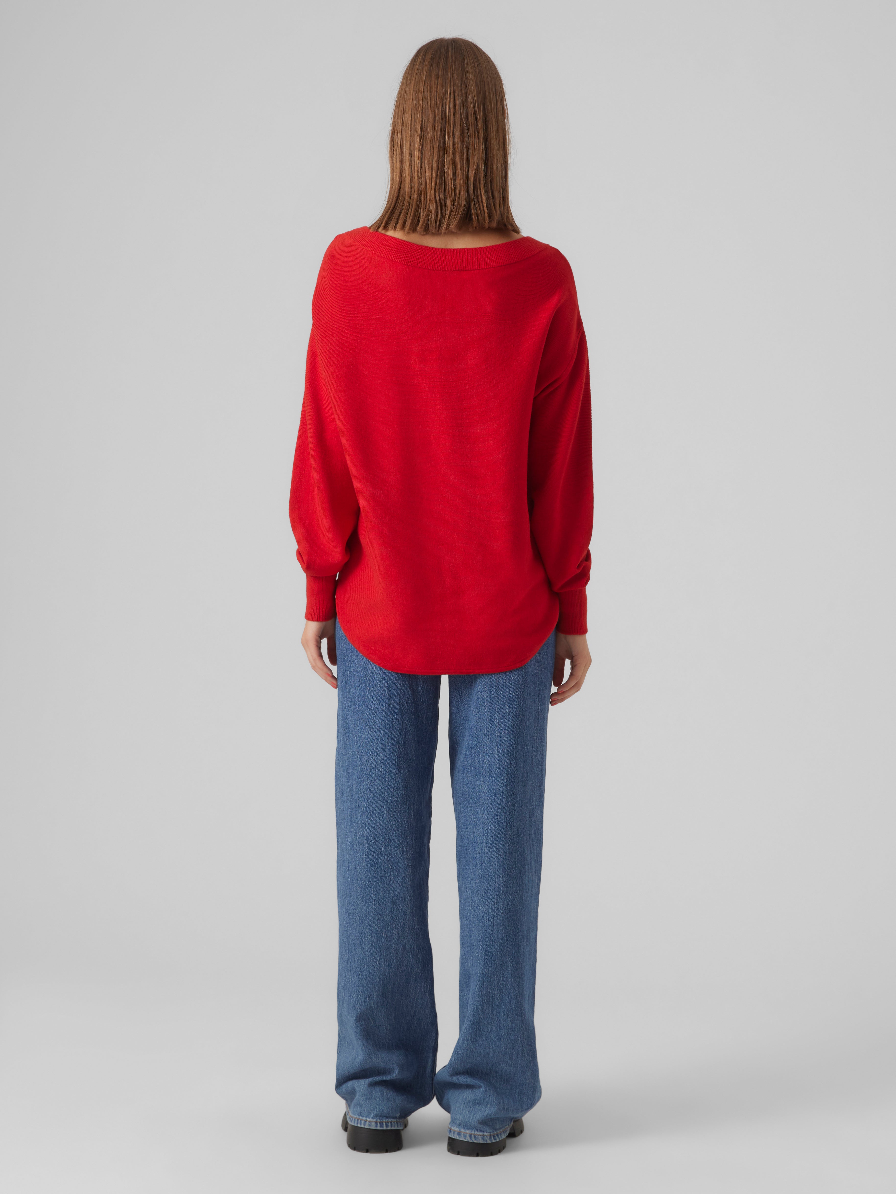VMNANCY Genser | Medium rød | Vero Moda®