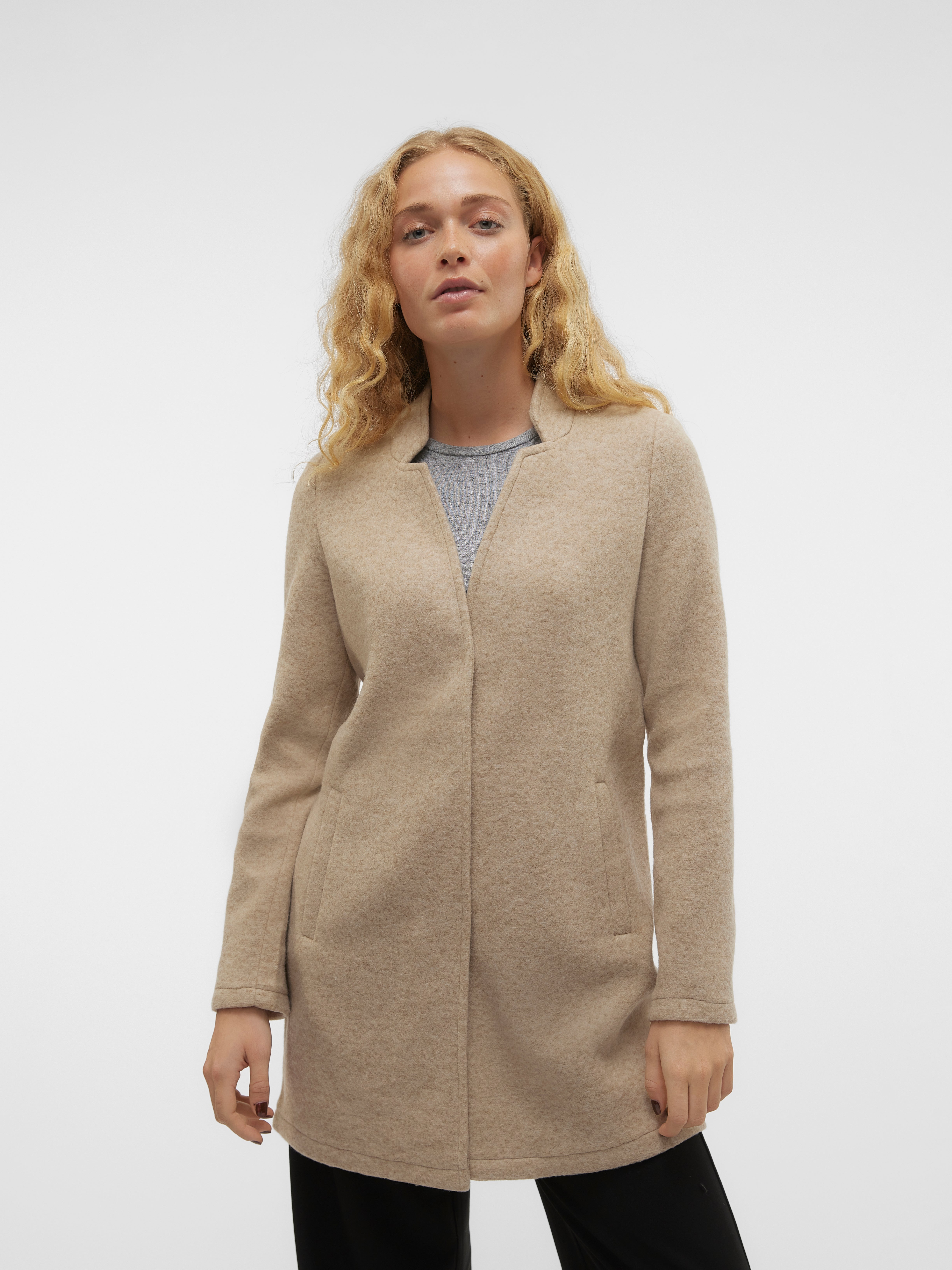 VMBRUSHEDKATRINE Jacket | Light Brown | Vero Moda®
