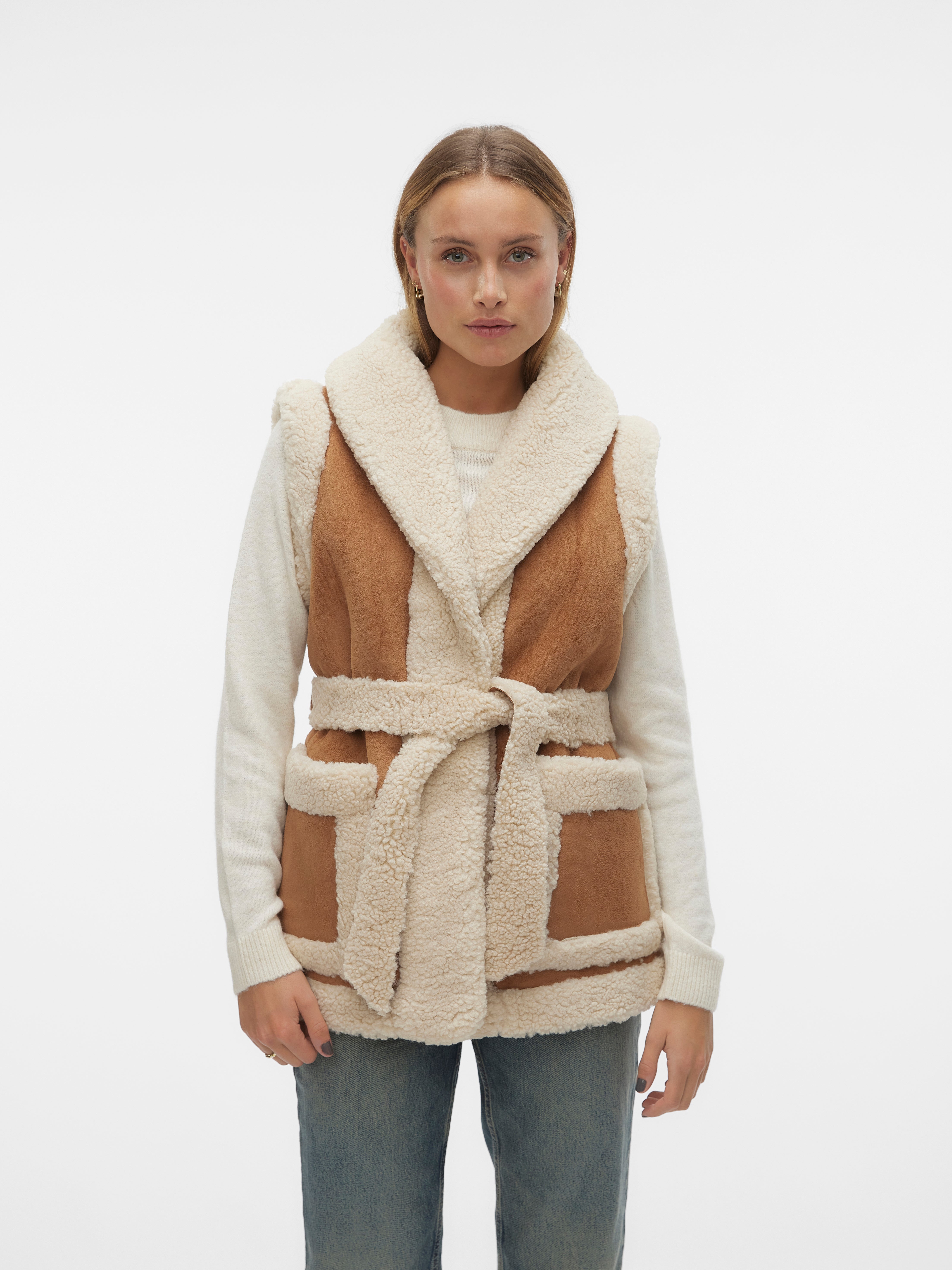 VMVIENNA Weste | Mittelbraun | Vero Moda®