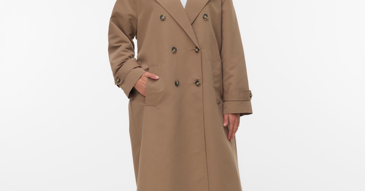 VMCHLOE Trenchcoat | Lichtbruin | Vero Moda®