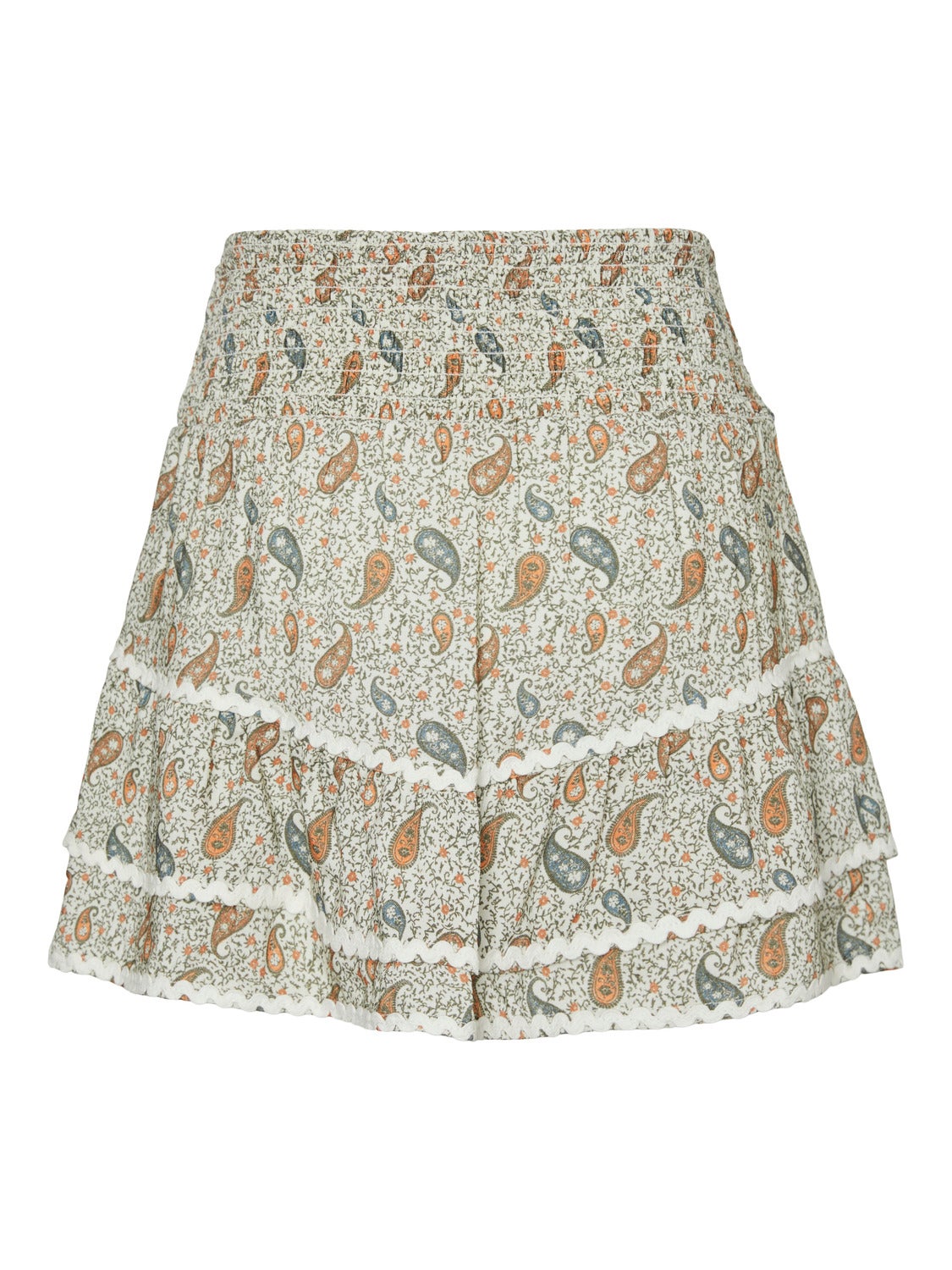 VMSPAISLEY Kort kjol | Ljusgrått | Vero Moda®