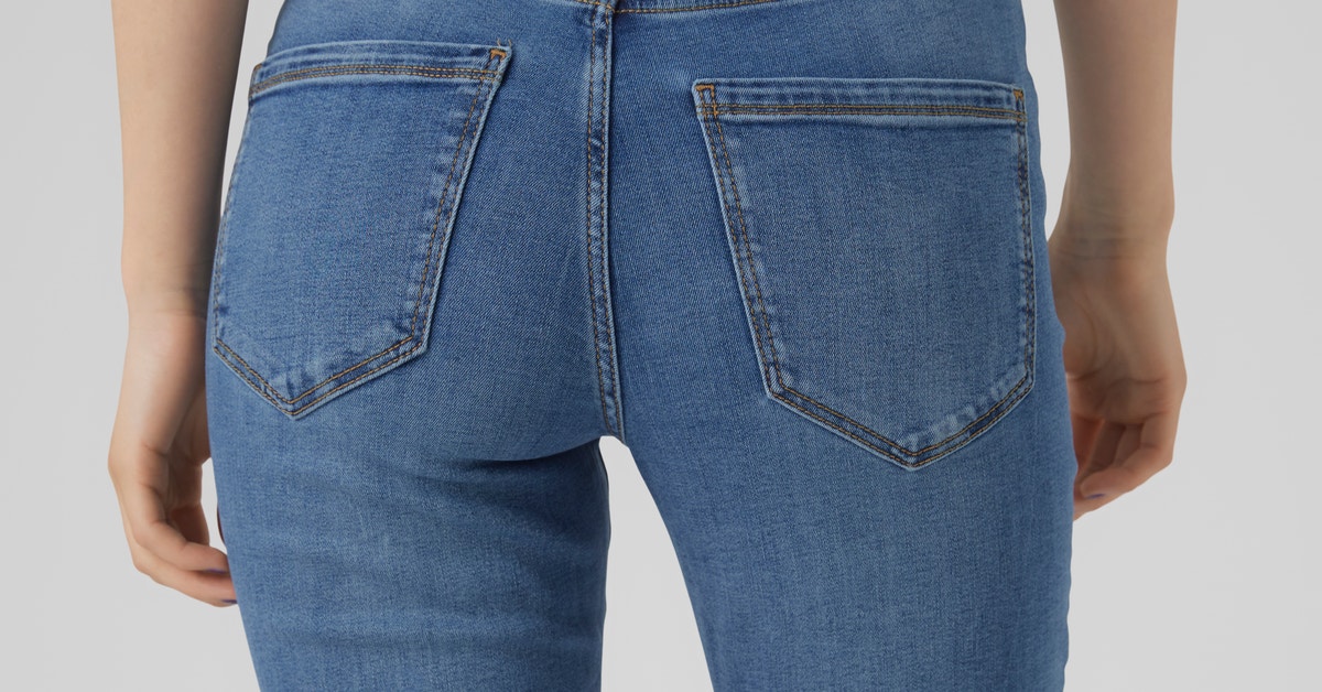 VMSOPHIA High rise Skinny Fit Jeans | Medium Blue | Vero Moda®