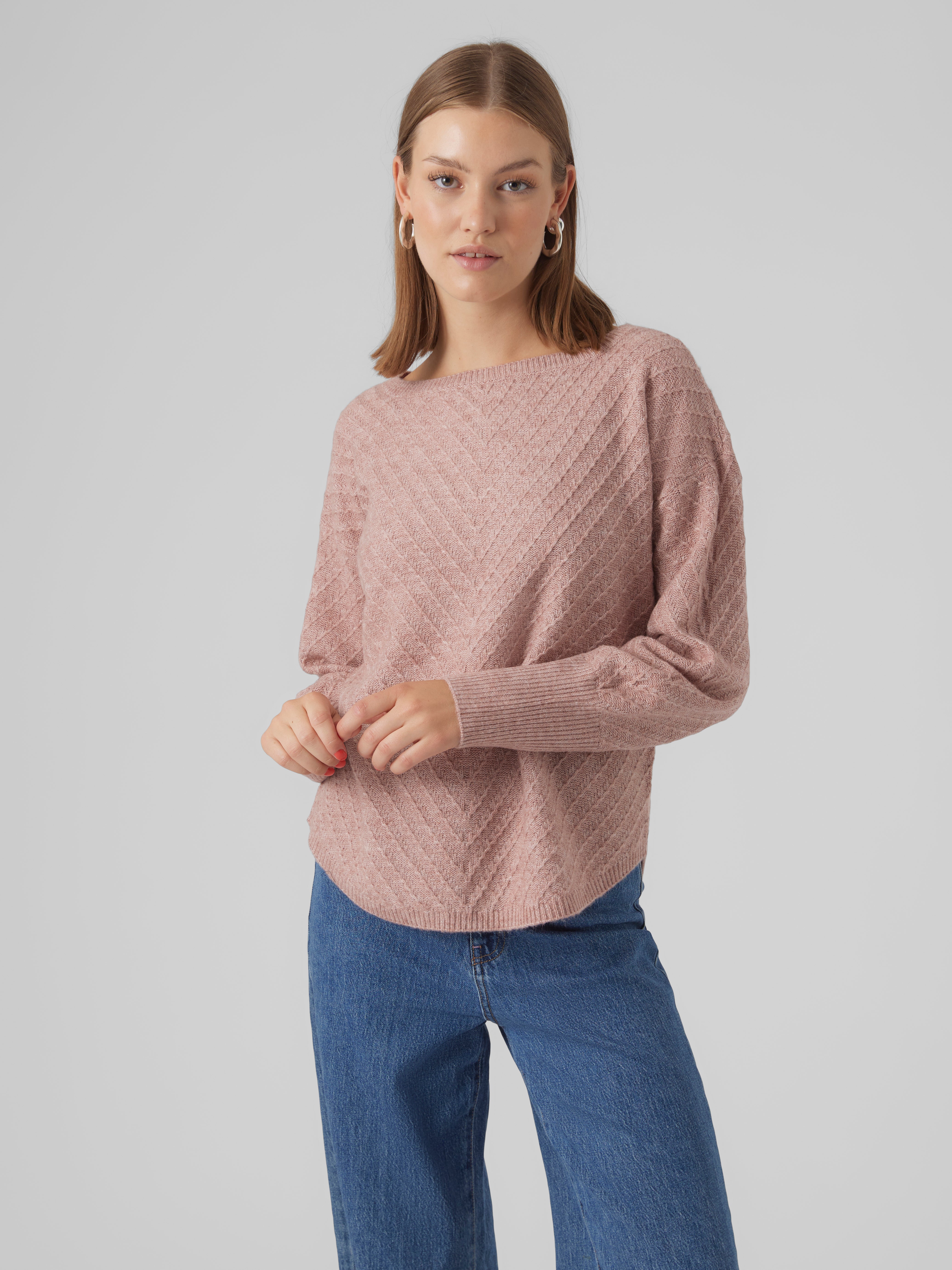 VMANJASTINNA Pullover | Helles Lila | Vero Moda®