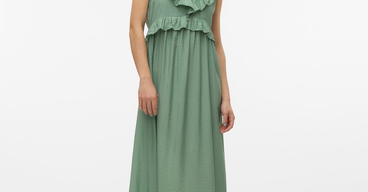 VMJOSIE Vestito lungo | Dark Green | Vero Moda®