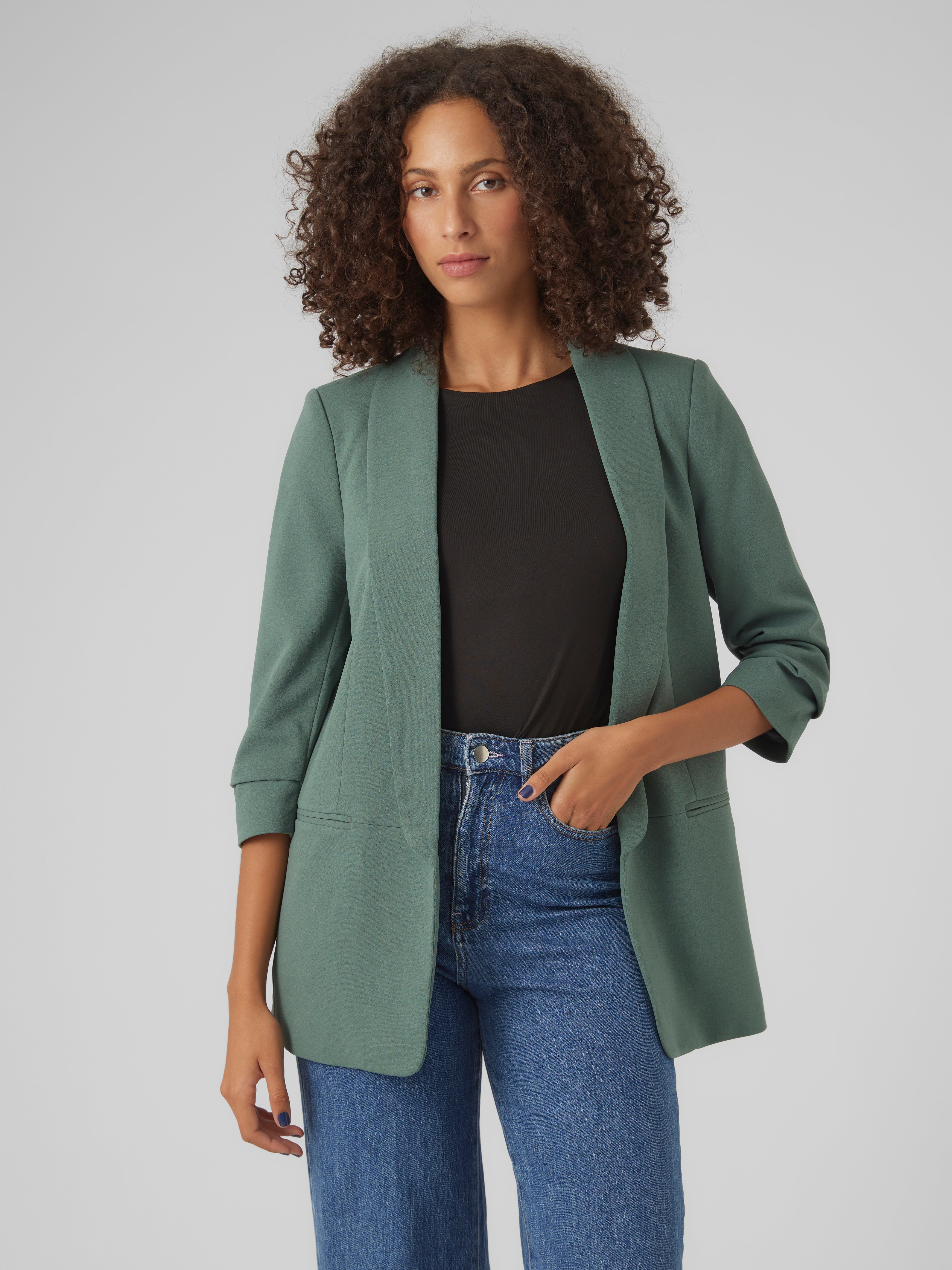 VMZAMIRA Blazer | Dunkelgrün | Vero Moda®