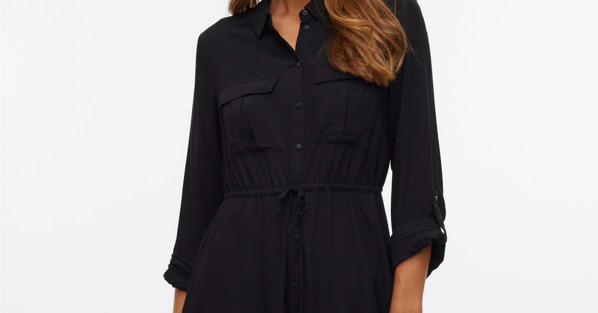 Kort kjole | Sort | Vero Moda®