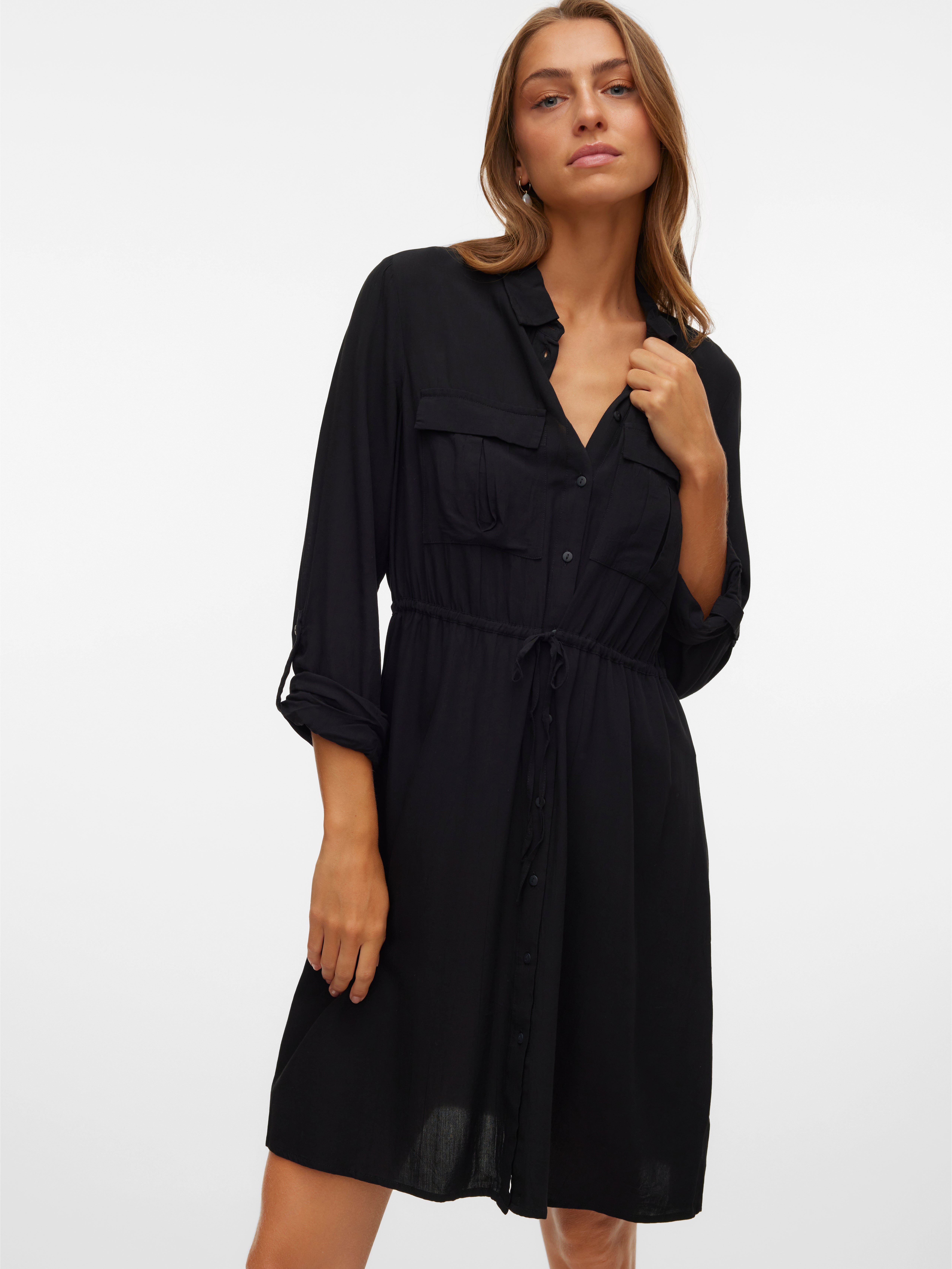VMVILMA Kort kjole | Sort | Vero Moda®