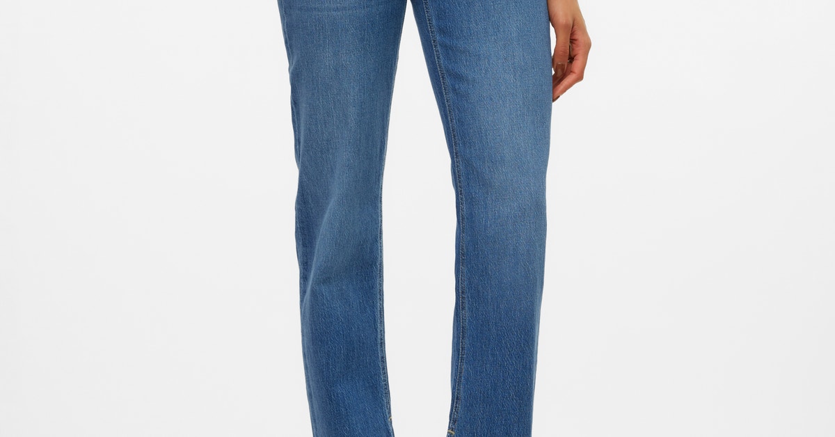VMJADA Cós Médio Straight Fit Jeans | Medium Blue | Vero Moda®