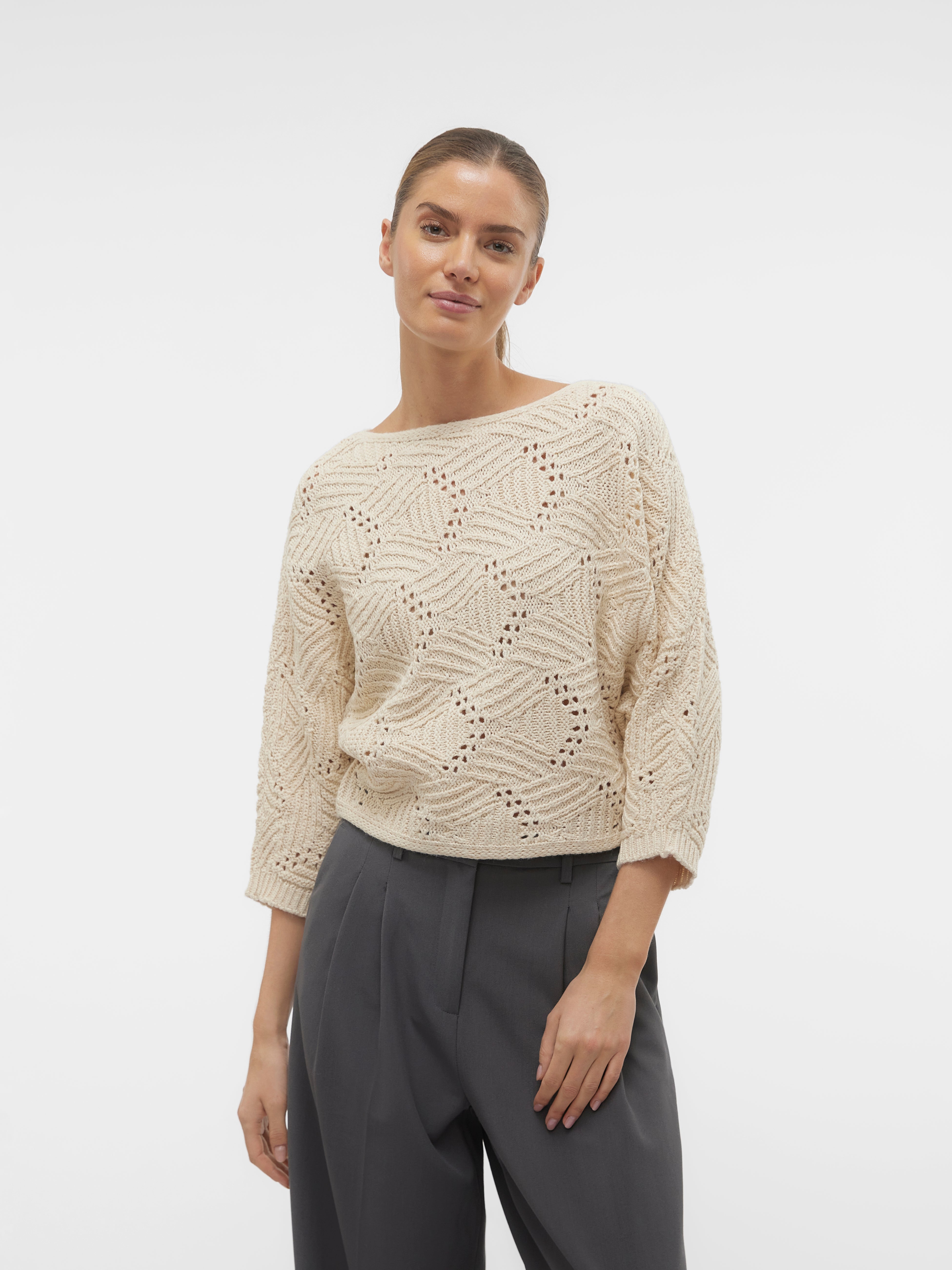 VMGIGI Pullover | Light Grey | Vero Moda®