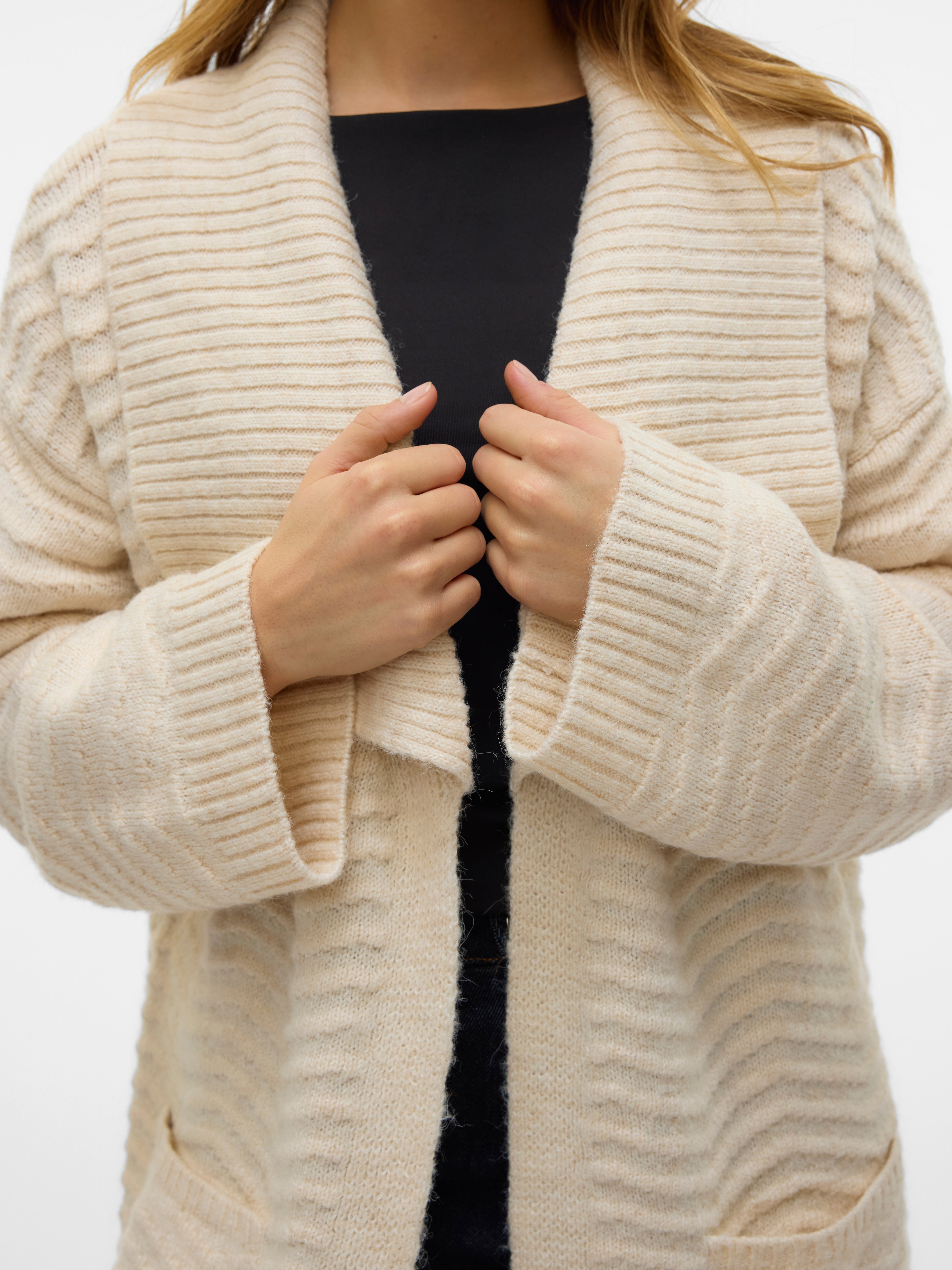 VMLIV Knit Cardigan | Light Grey | Vero Moda®