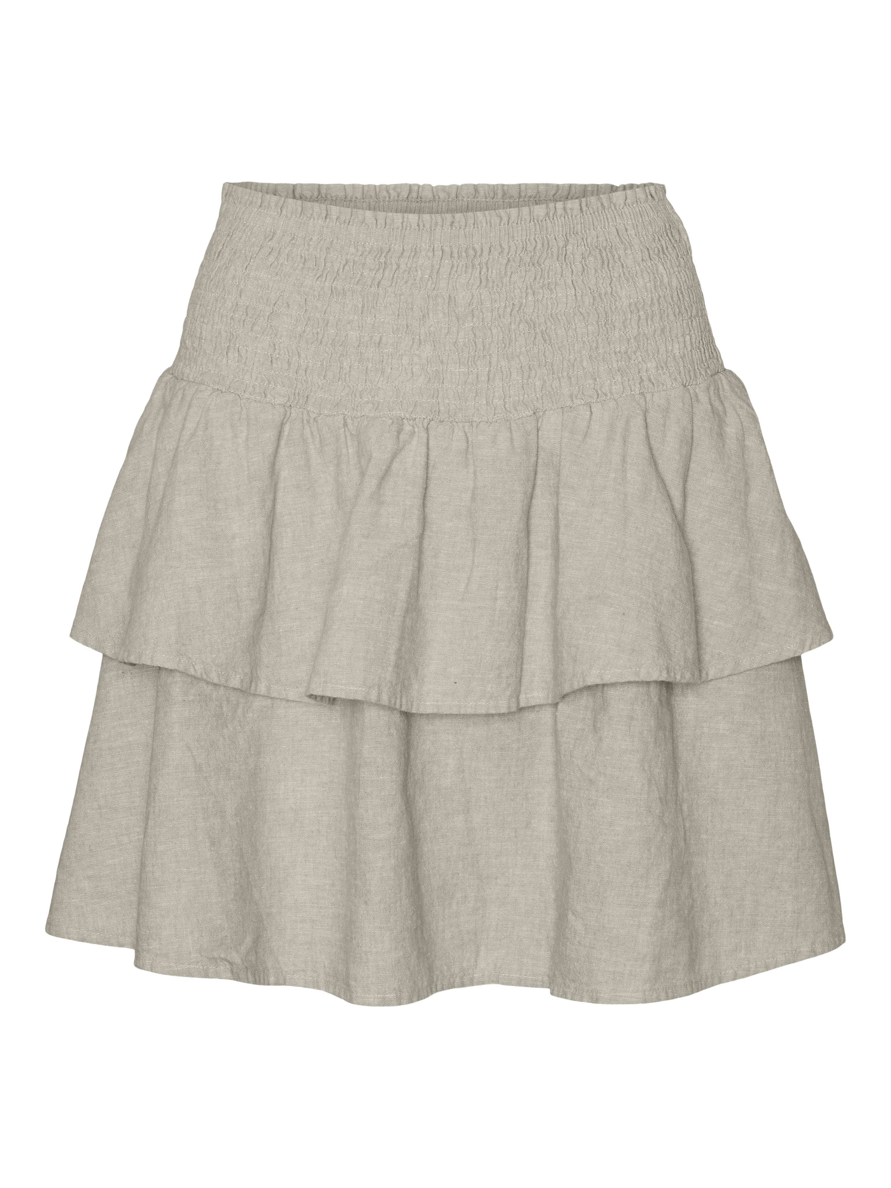 VMLUNA Kort kjol | Ljusgrått | Vero Moda®