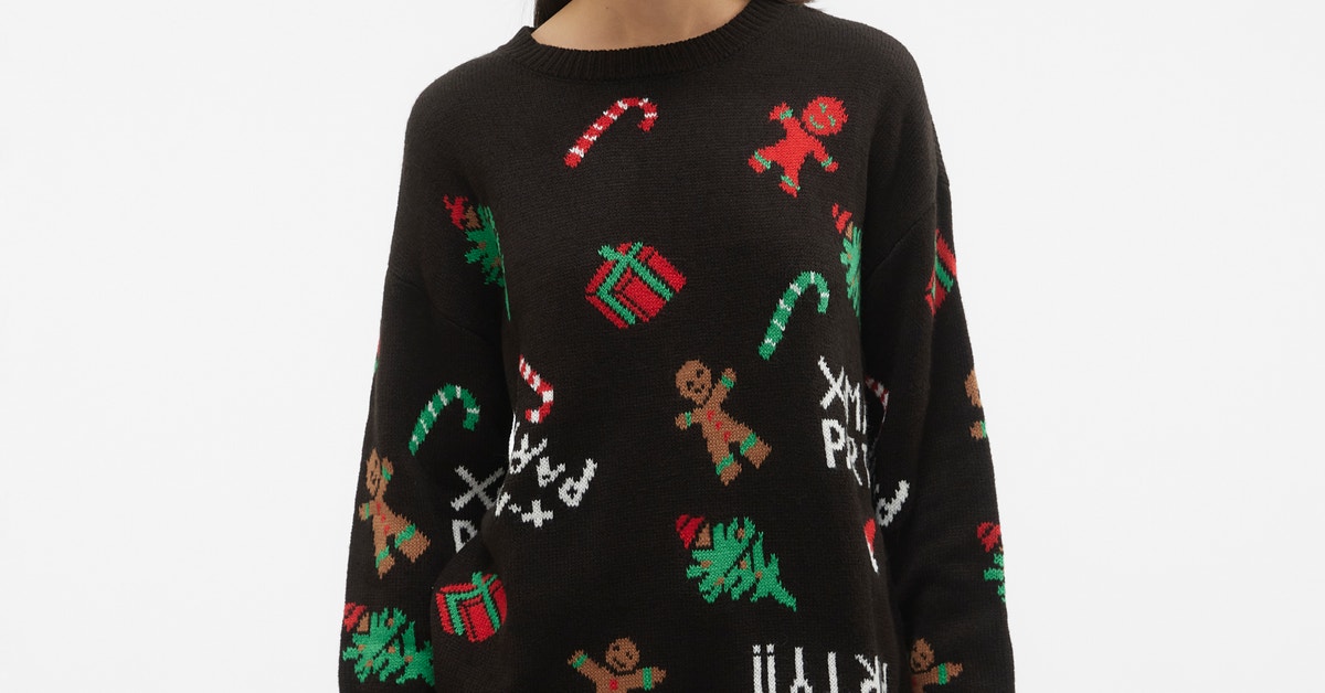 VMXMASPARTY Pullover | Black | Vero Moda®