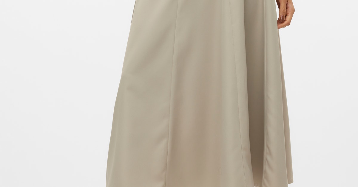 VMTARA Cintura alta Saia Longa | Medium Grey | Vero Moda®