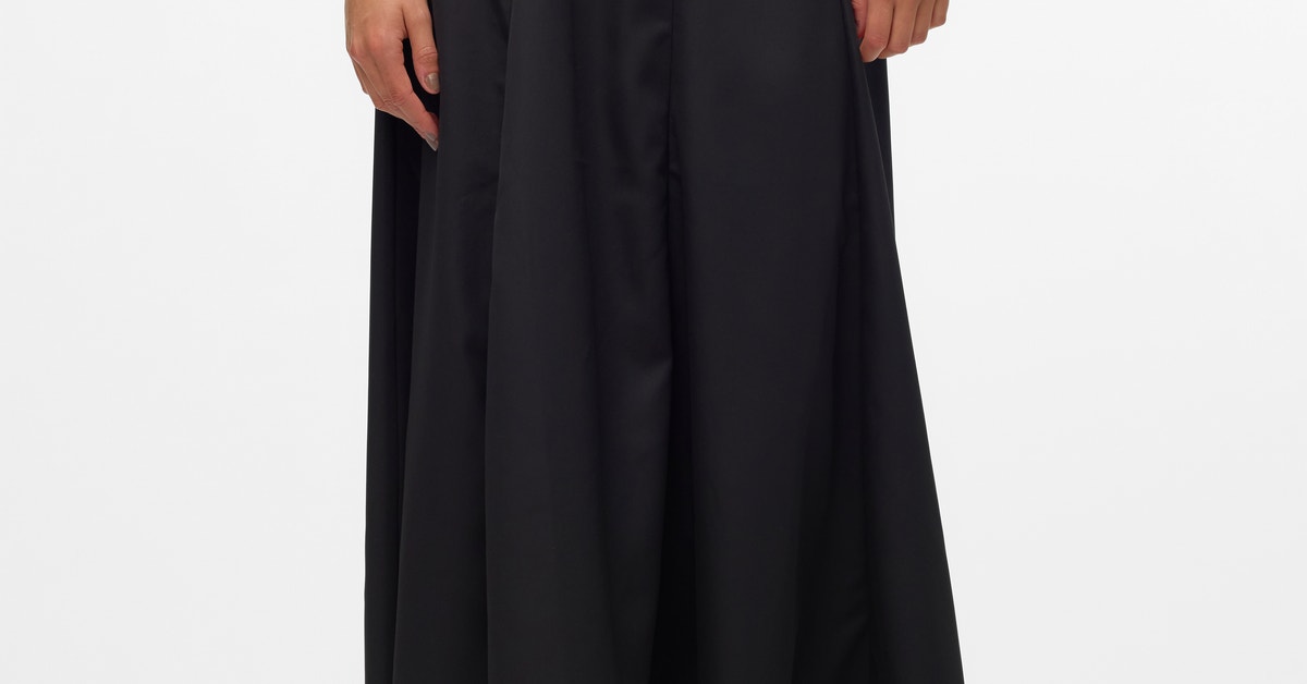 VMTARA Cintura alta Saia Longa | Black | Vero Moda®