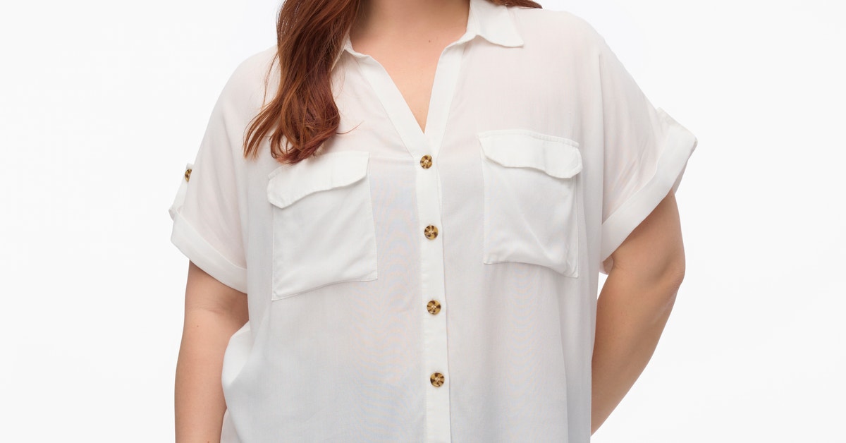 VMCBUMPY Skjorta | White Clear | Vero Moda®