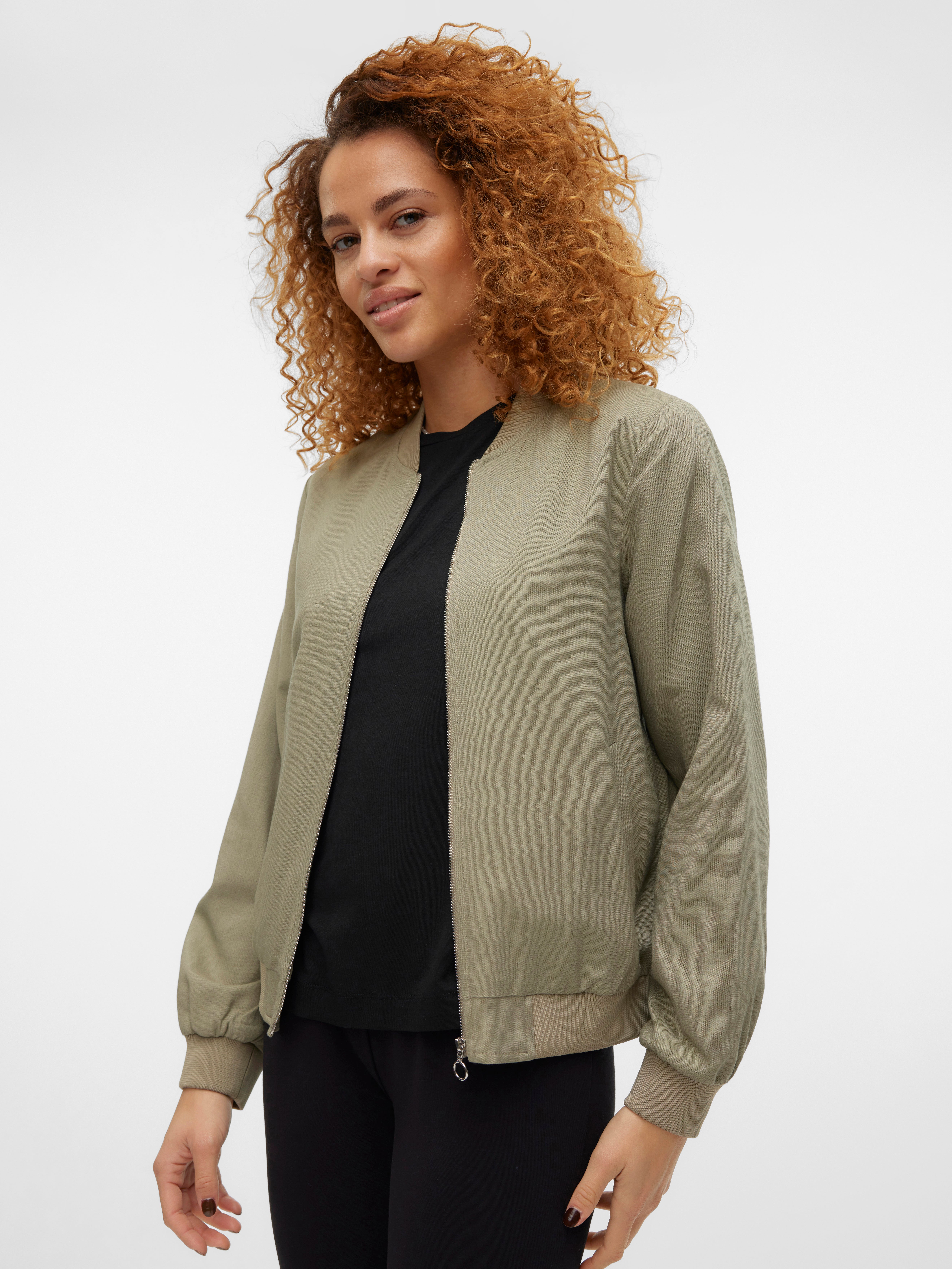 VMDINNA Otw Bomber | Medium Grey | Vero Moda®