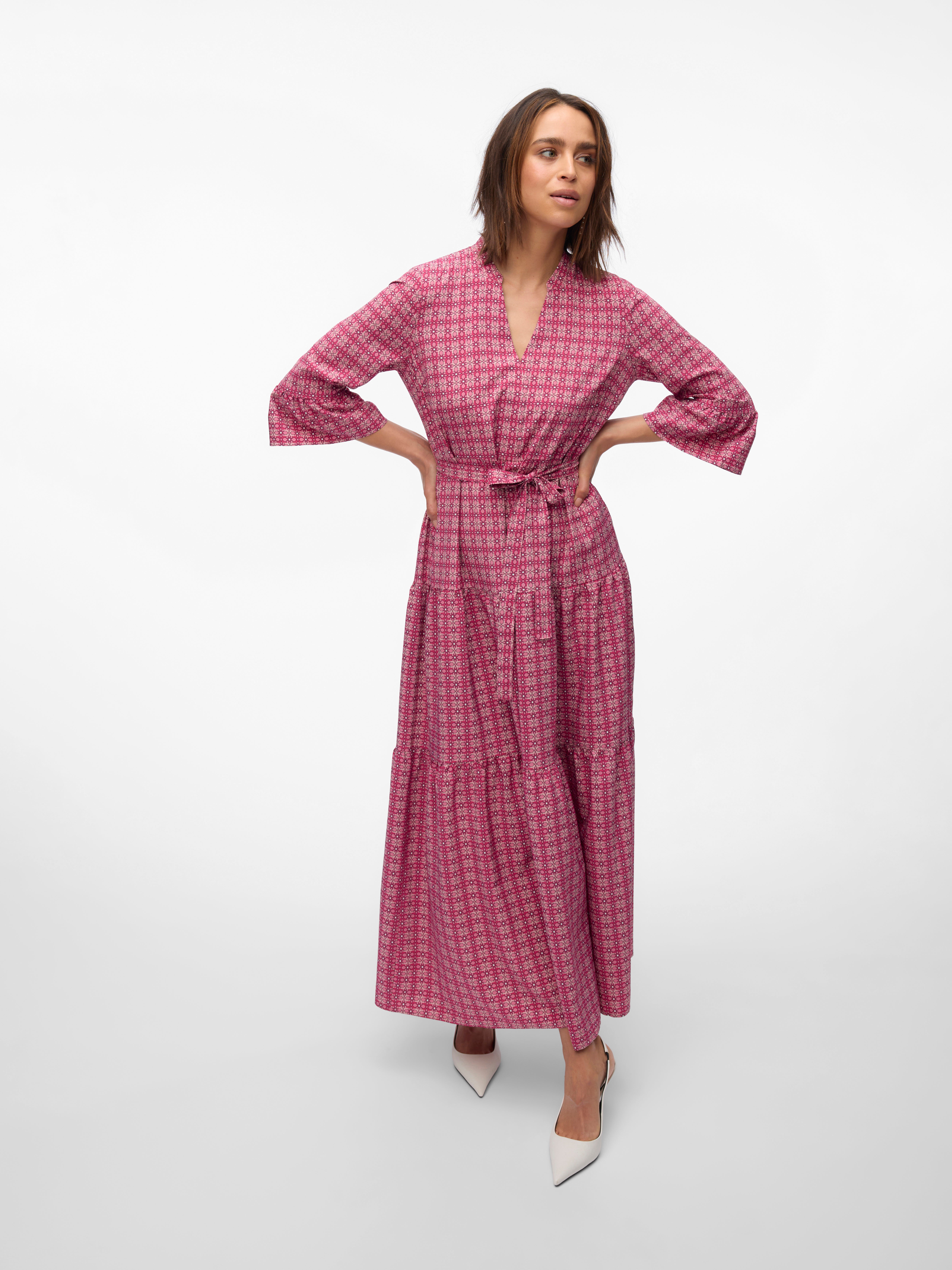 VMZERA Lang kjole | Medium rosa | Vero Moda®