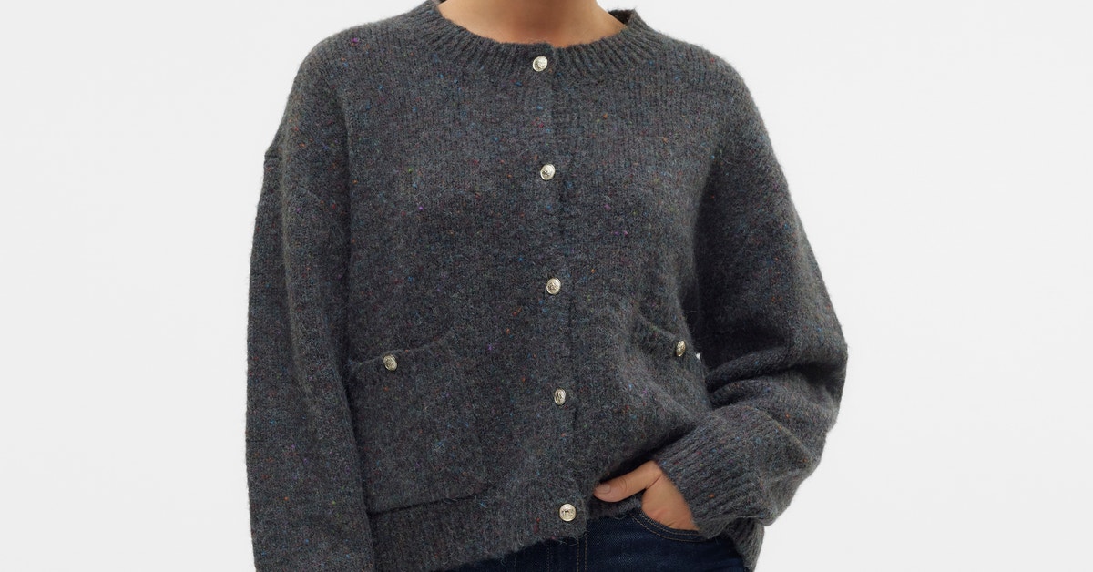 VMCONTIGO Cardigans en maille | Gris foncé | Vero Moda®