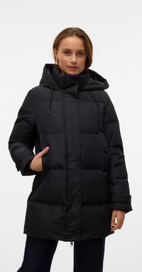 VMLEONIELEA Dun Jakke | Sort | Vero Moda®