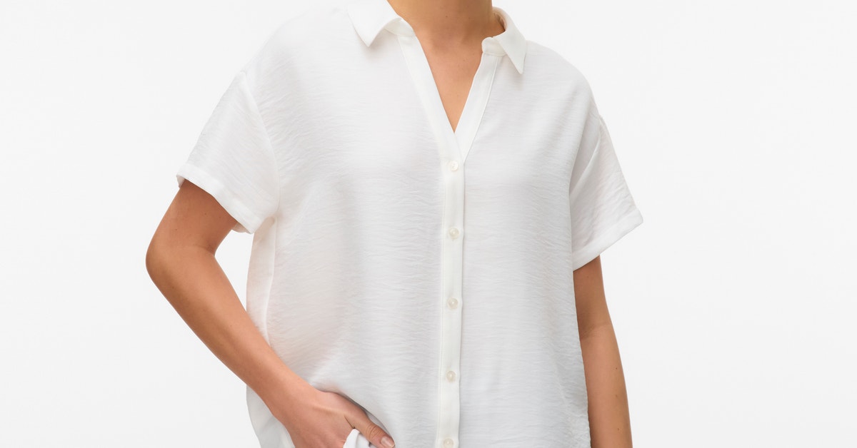 VMMELANEY Overhemd | White Clear | Vero Moda®