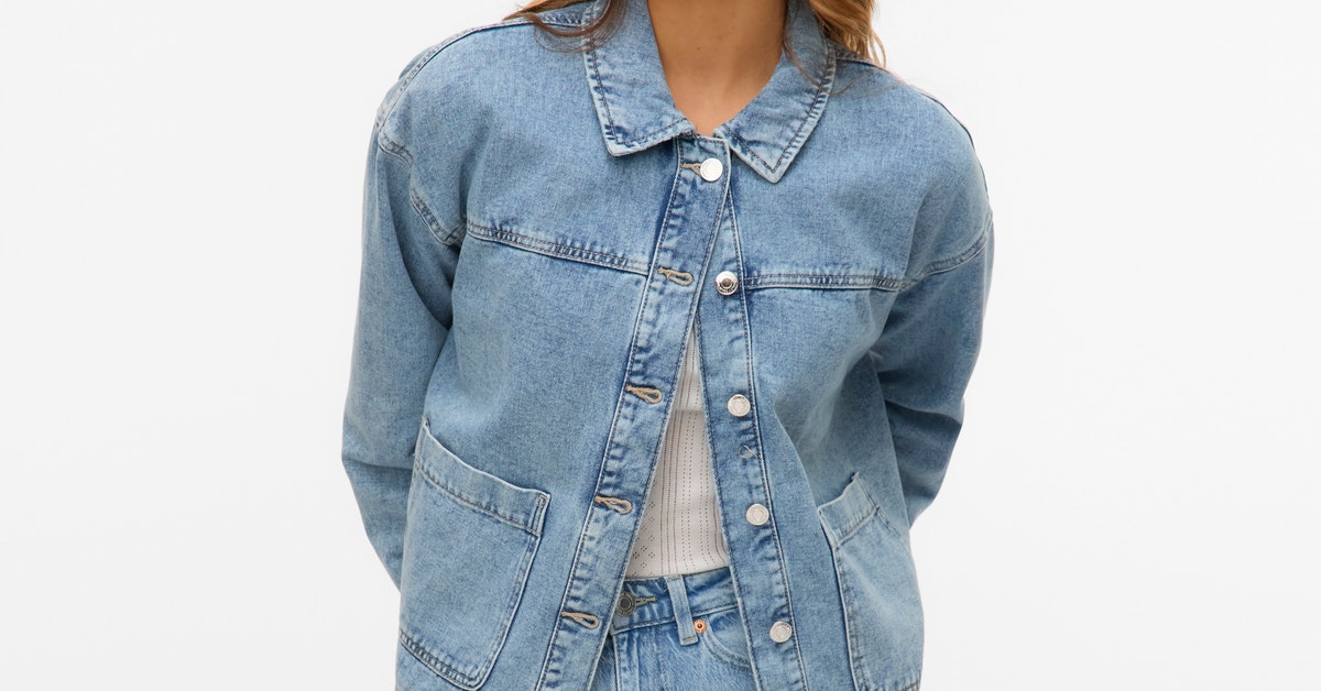 VMJAMIE Denim jacket | Light Blue | Vero Moda®