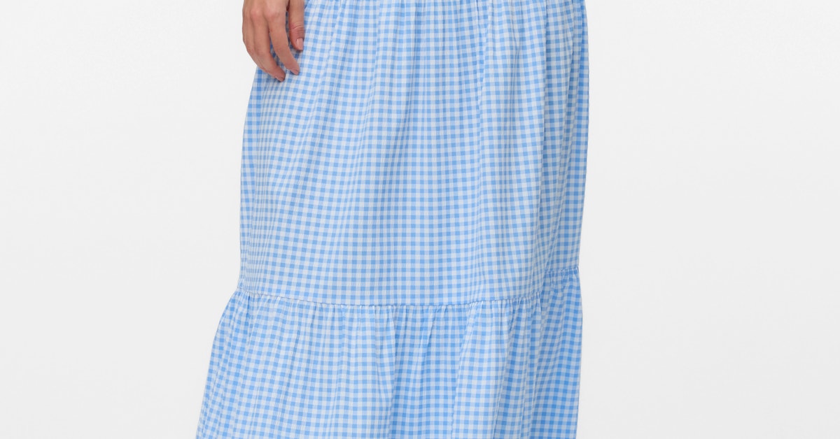 VMVICHY Korkea vyötärö Pitkä hame | Medium Blue | Vero Moda®