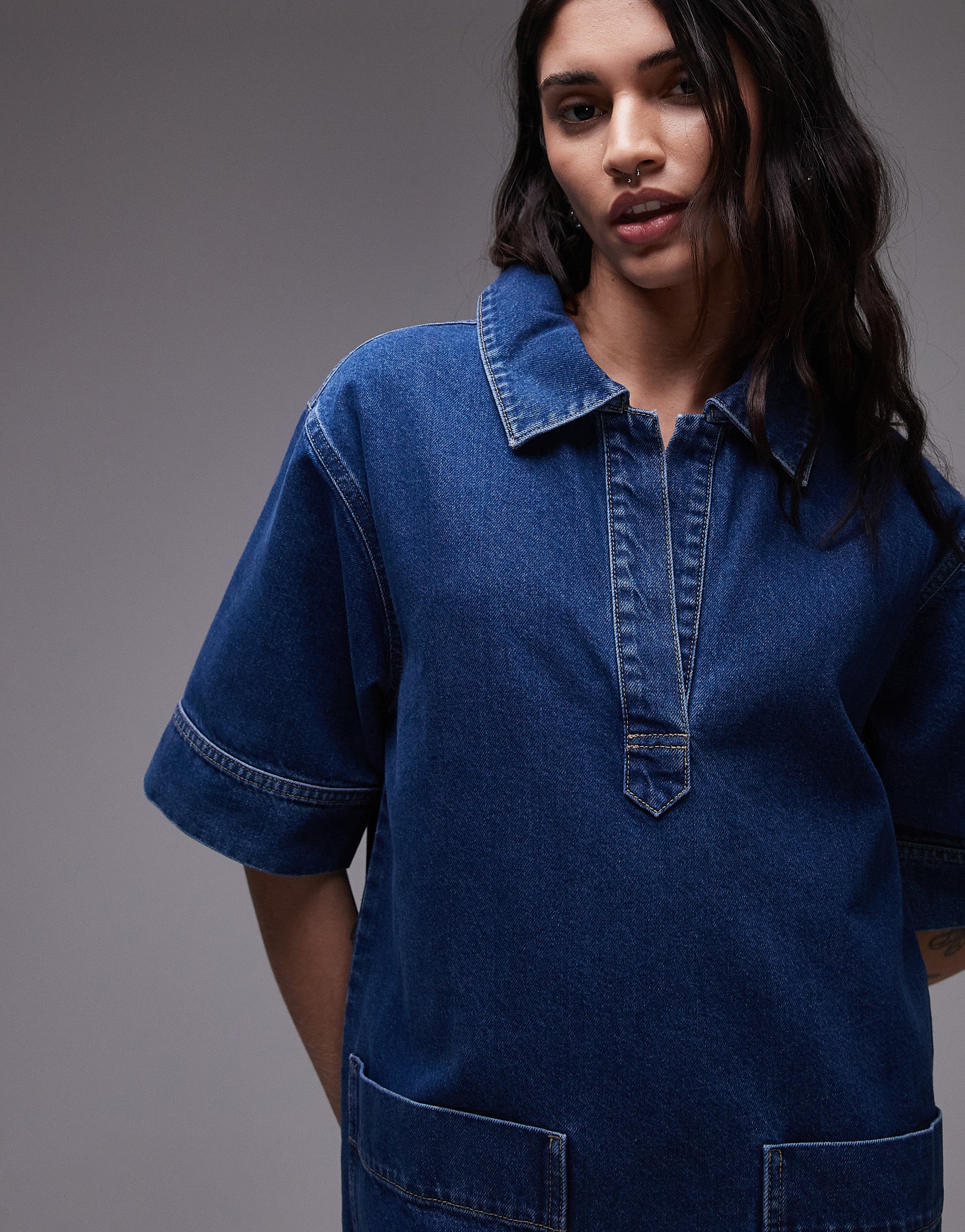 TOPSHOP Dress | Light Blue | Topshop®