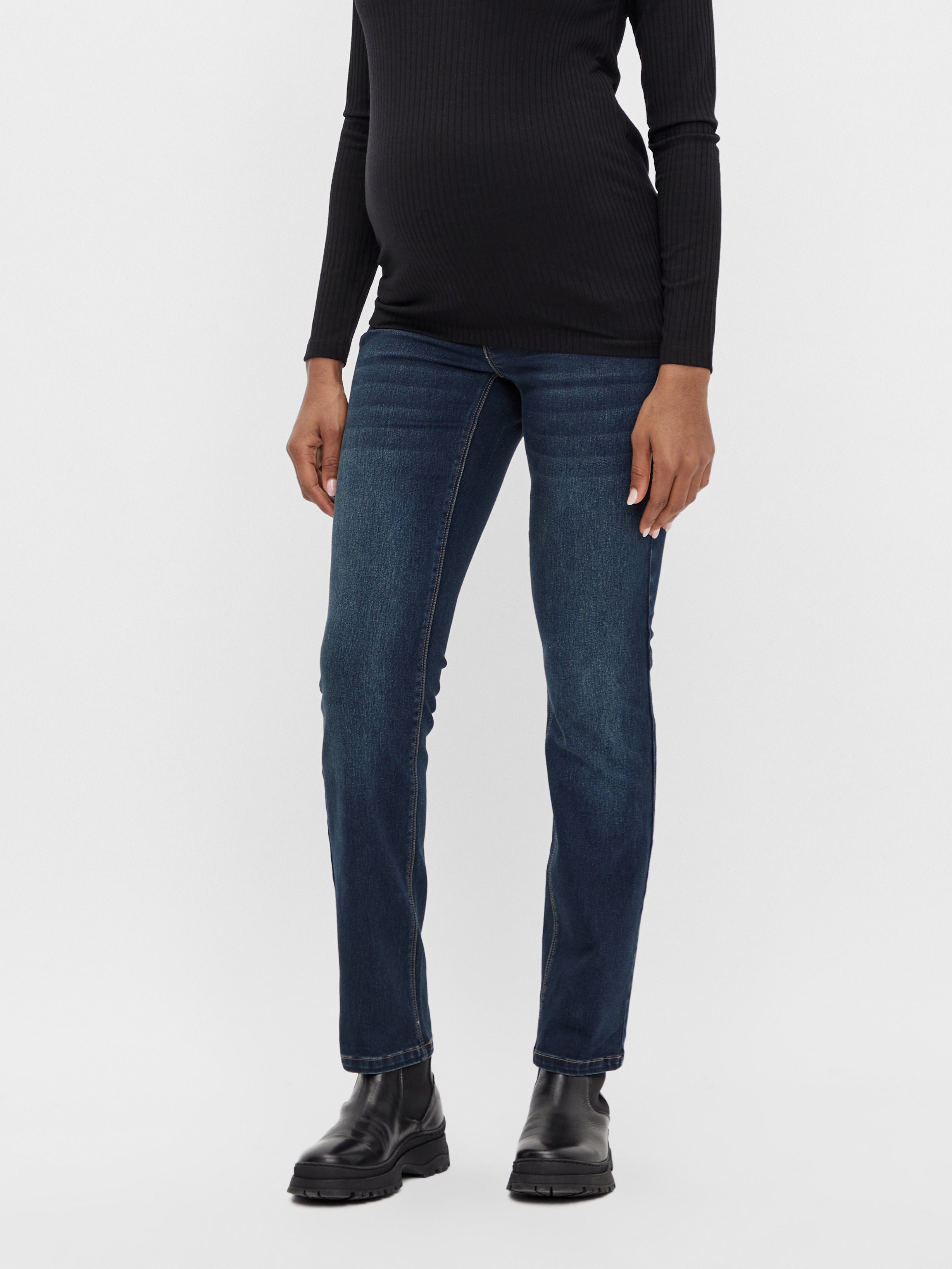 Vaqueros Corte straight | Azul oscuro | MAMA.LICIOUS®