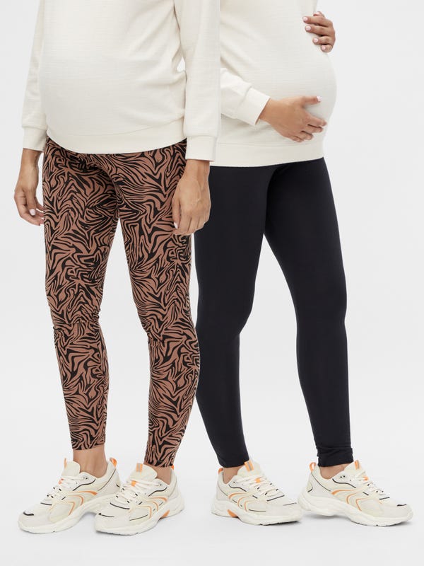 Tight fit Extra hight waist Legging | Black | MAMA.LICIOUS®