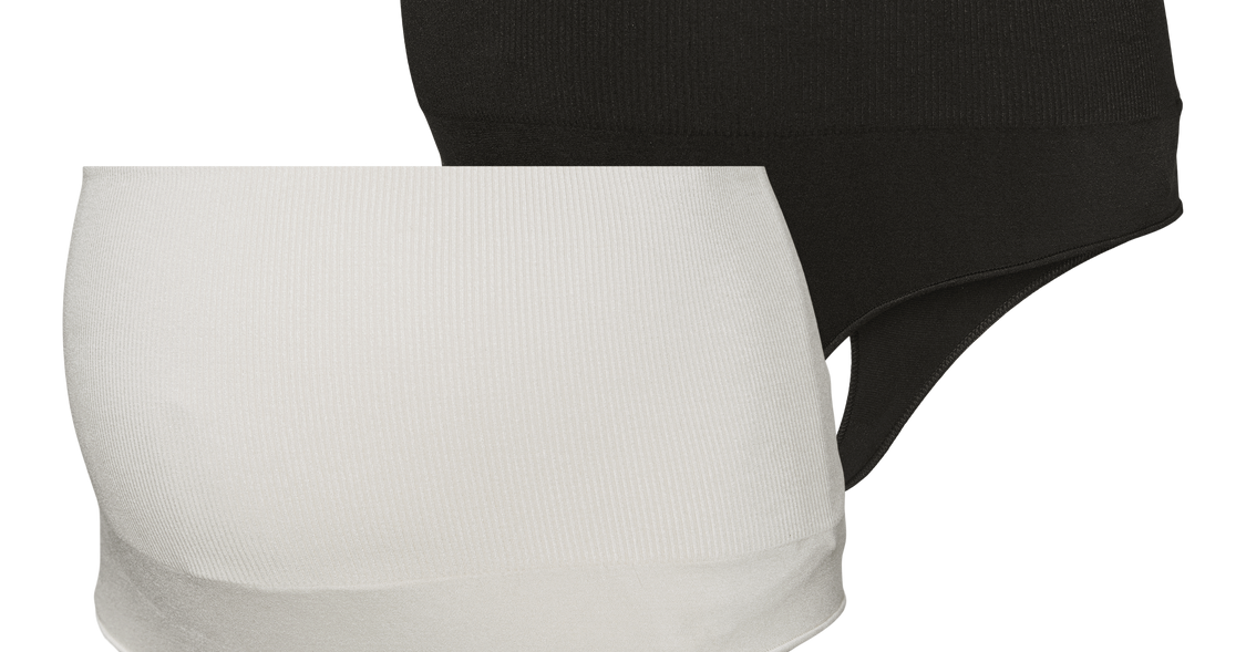2er-Pack Umstands-Unterhose | Schwarz | MAMA.LICIOUS®